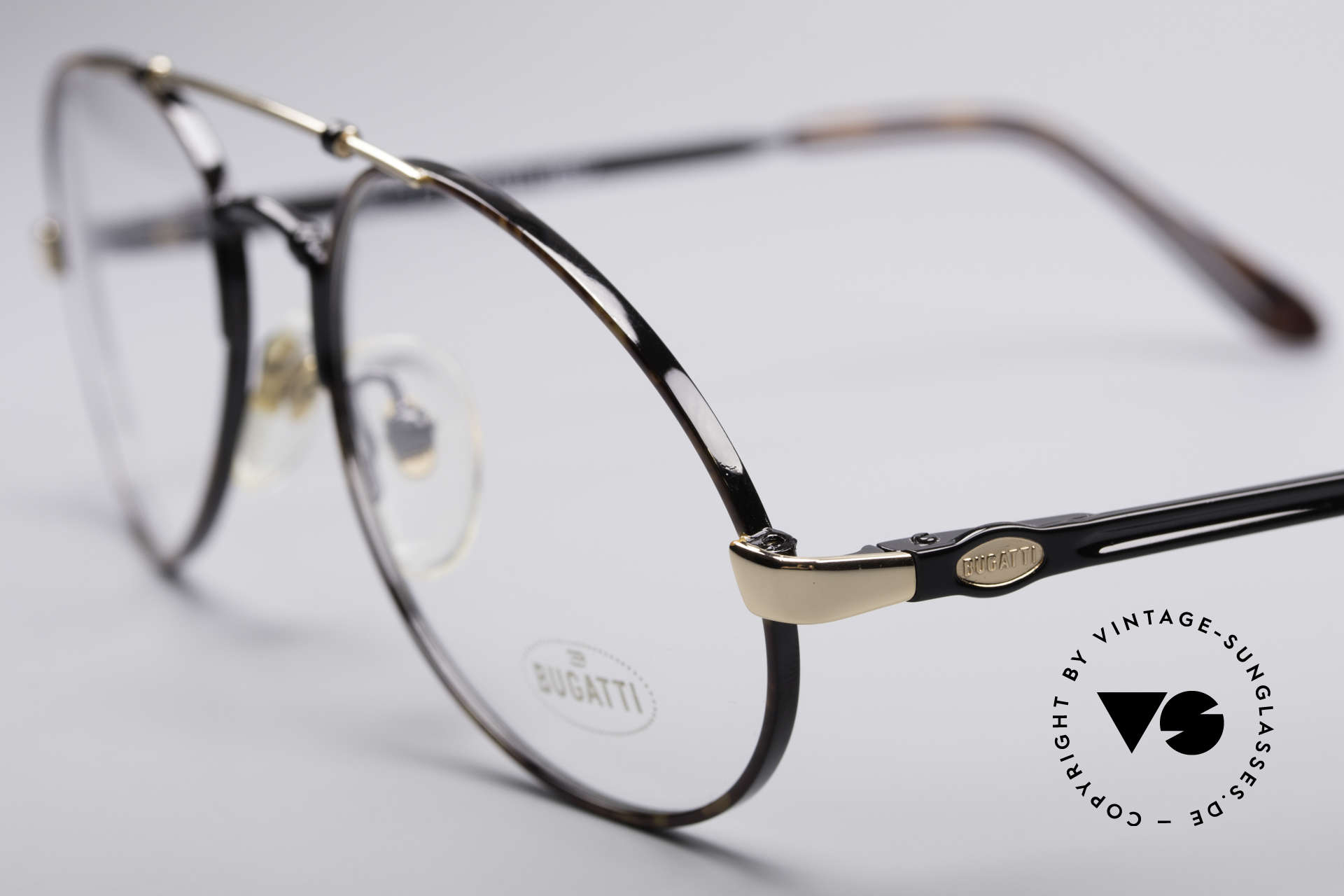 Glasses Bugatti 18557 Men's 80's Eyeglasses