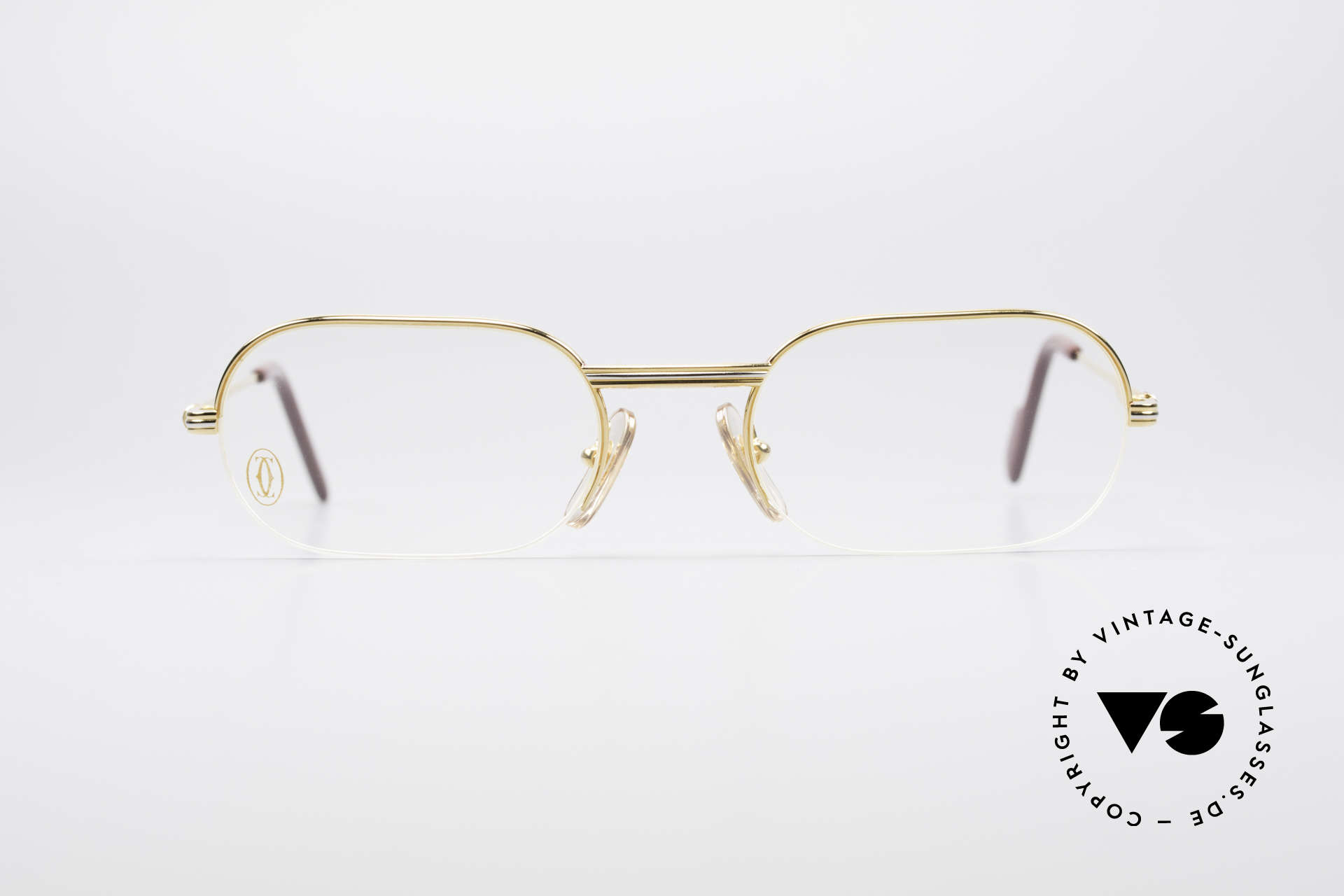 Glasses Cartier Ascot Semi Rimless Eyeglasses