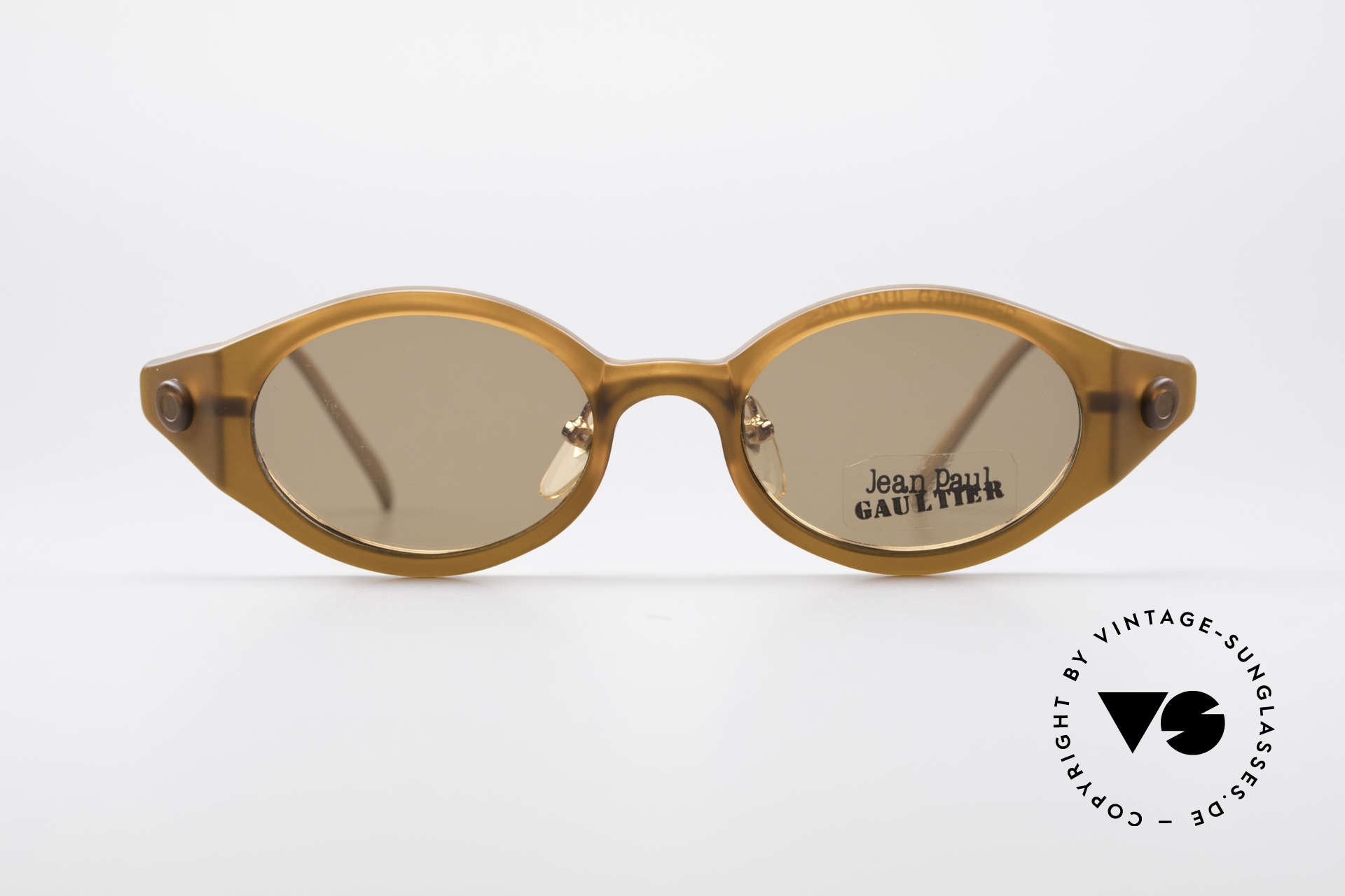 Sunglasses Jean Paul Gaultier 56-7202 Oval Frame With Sun Clip