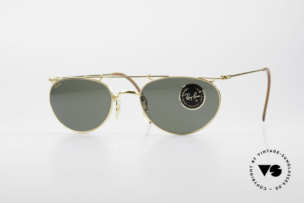 Sunglasses Ray Ban Deco Metals Oval B&L USA 90's Sunglasses