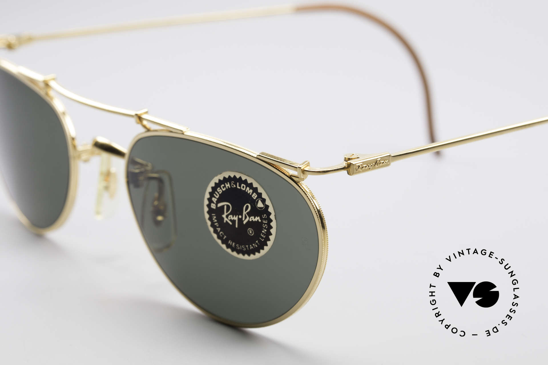 Sunglasses Ray Ban Deco Metals Oval B&L USA 90's Sunglasses