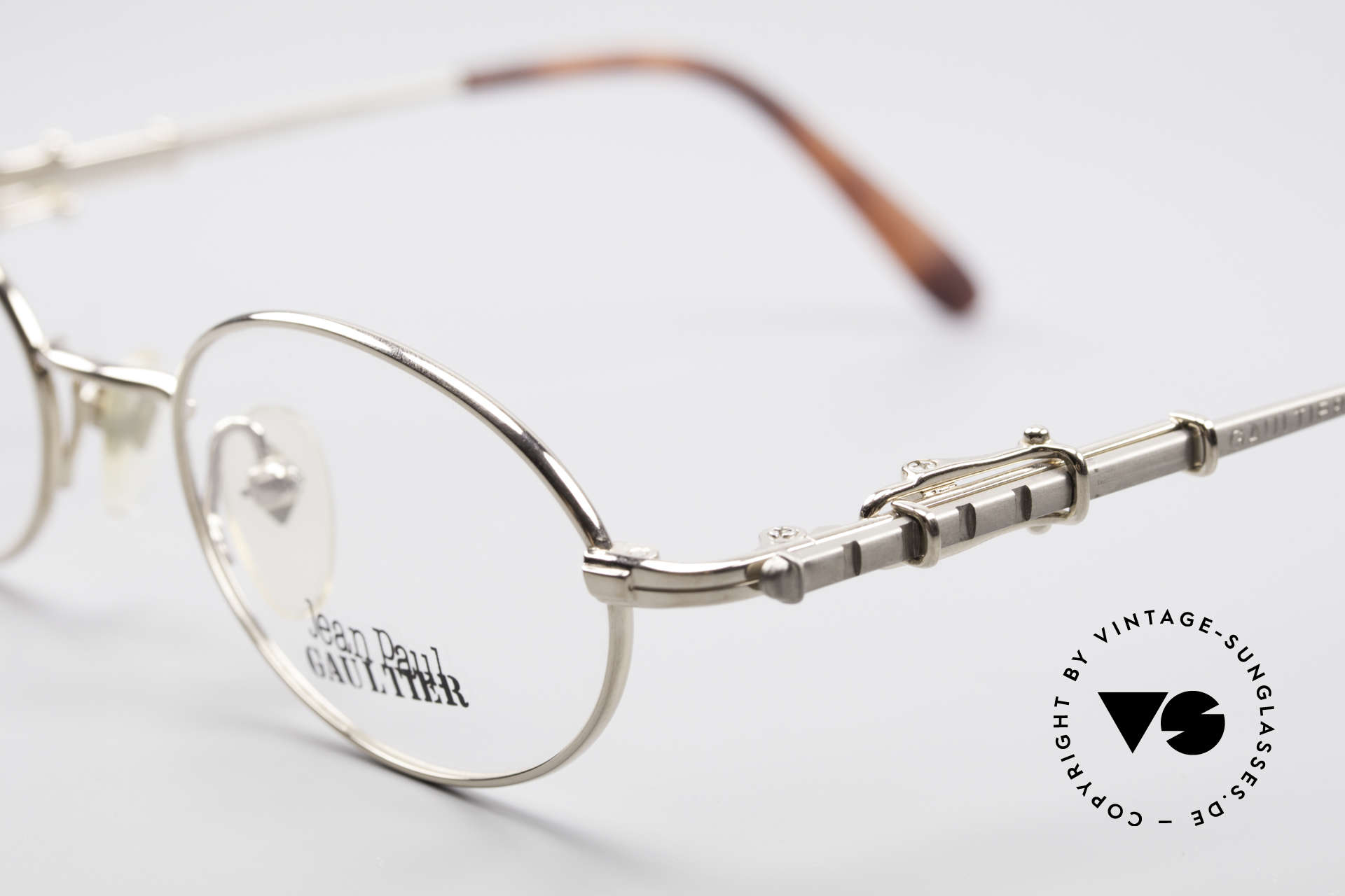 Glasses Jean Paul Gaultier 55-0039 Oval Titanium Frame