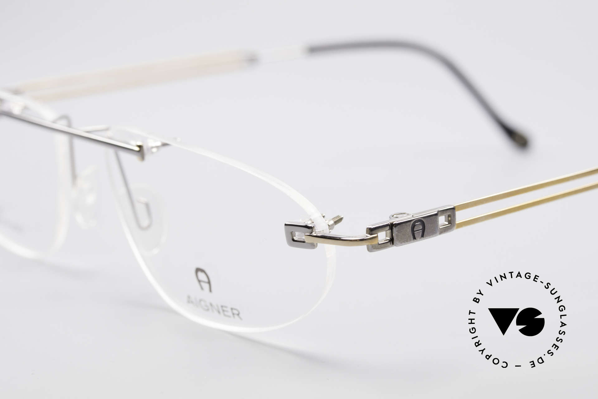 Glasses Aigner EA115 Gold Plated Rimless Frame