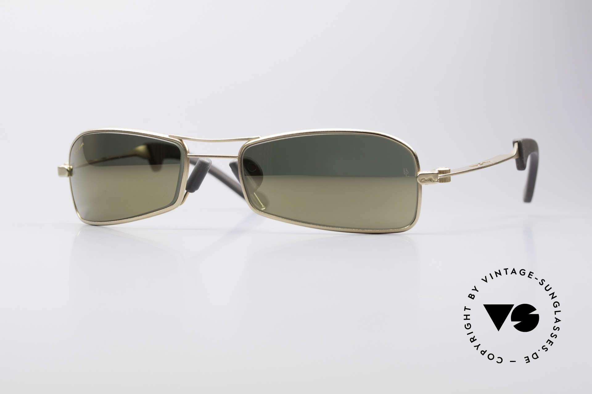 Sunglasses Ray Ban Orbs 9 Base Square Gold Mirror B&L USA Shades