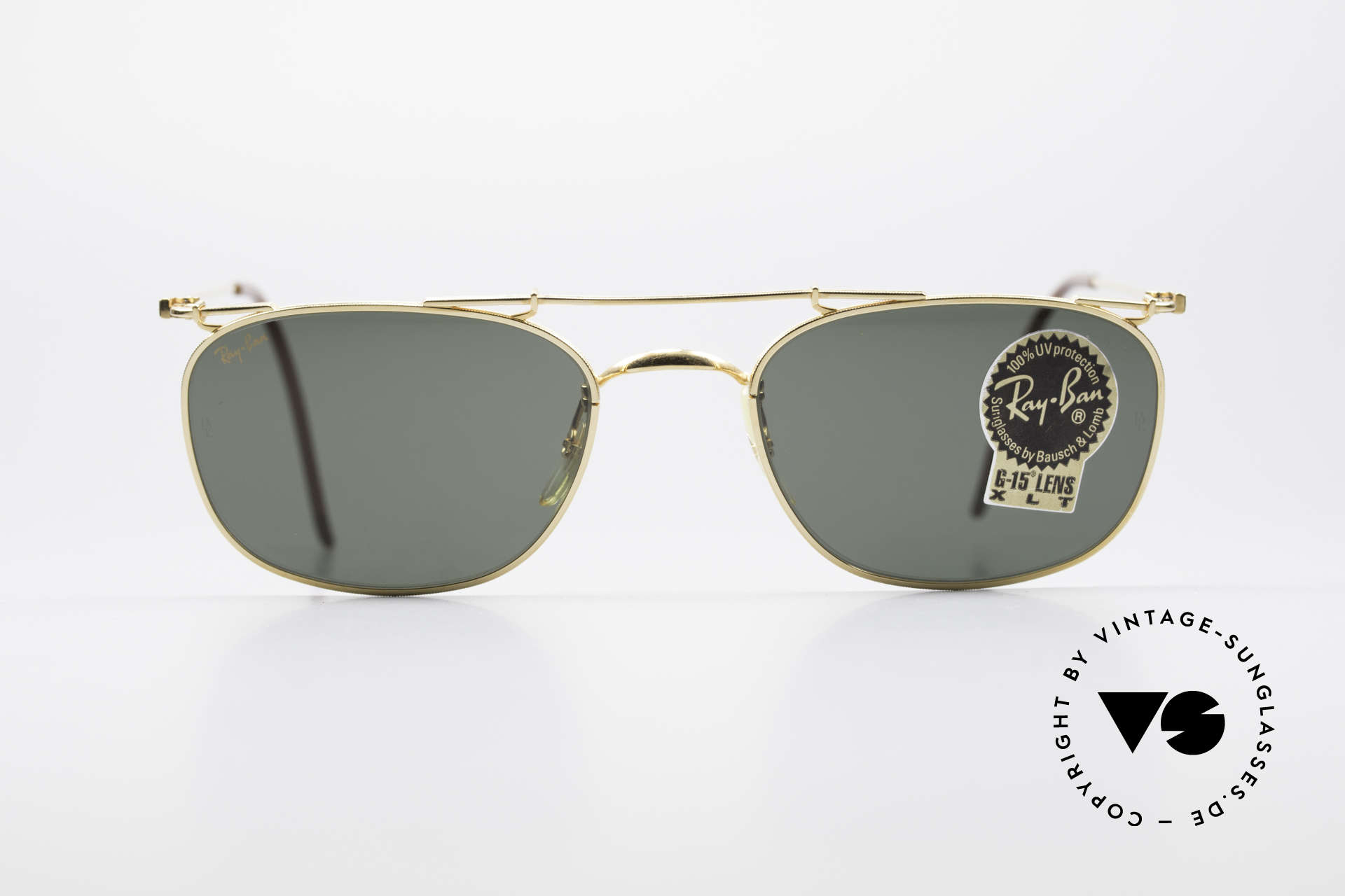 Sunglasses Ray Ban Deco Metals Carre Rare B&L USA 90's Sunglasses