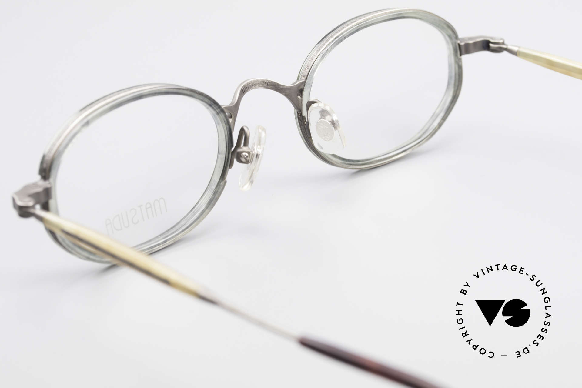 Glasses Matsuda 10402 Oval Vintage Eyeglass-Frame Glasses Matsuda 10402 Oval Vintage Eyeglass-Frame