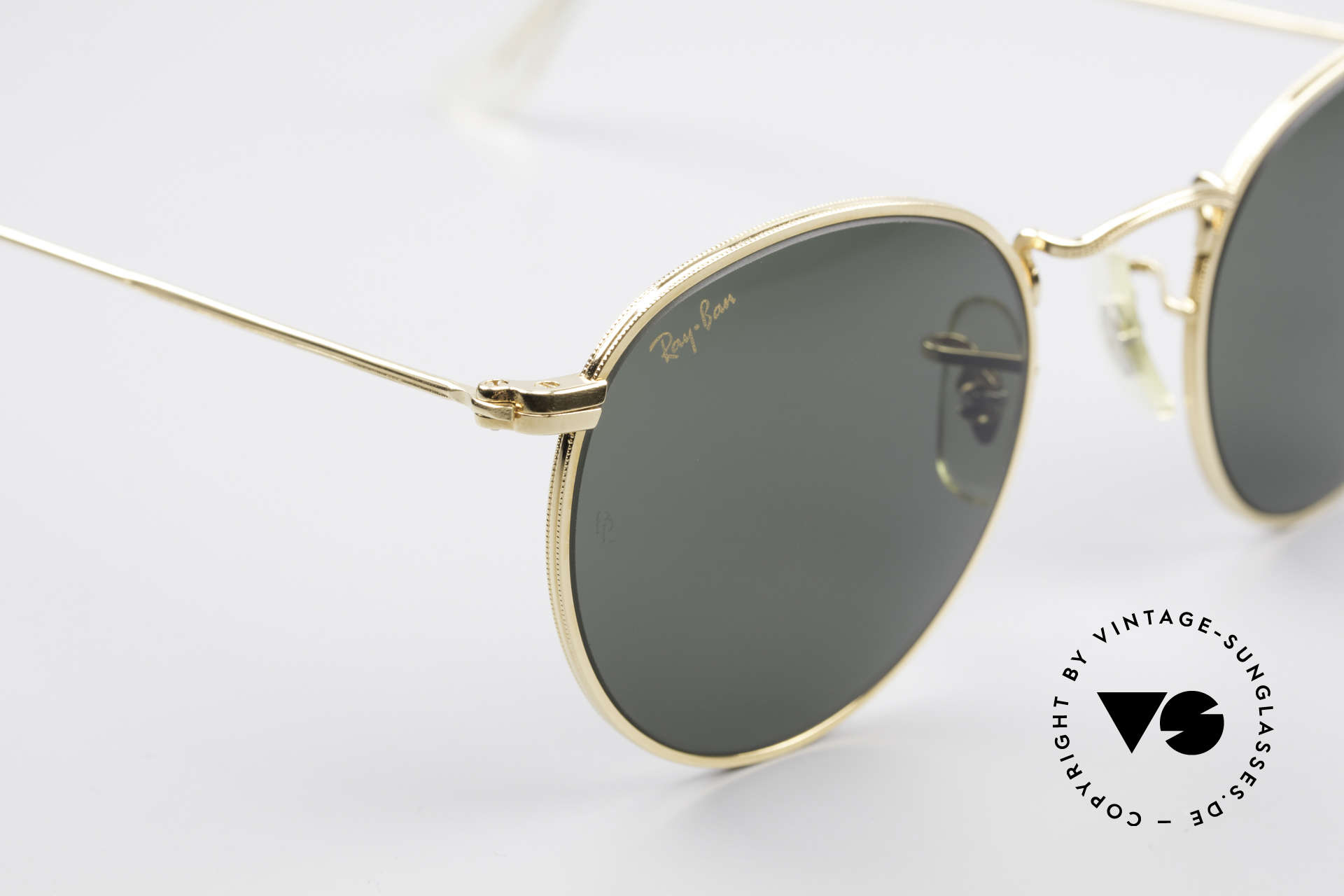 Sunglasses Ray Ban Round Metal 47 Small Round B&L Sunglasses