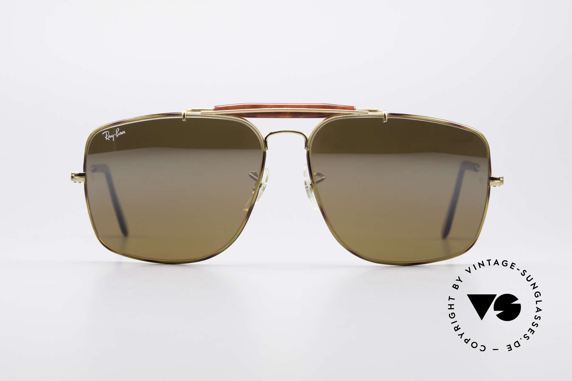 Sunglasses Ray Ban Explorer Large Tortuga Frame Brown Mirrored