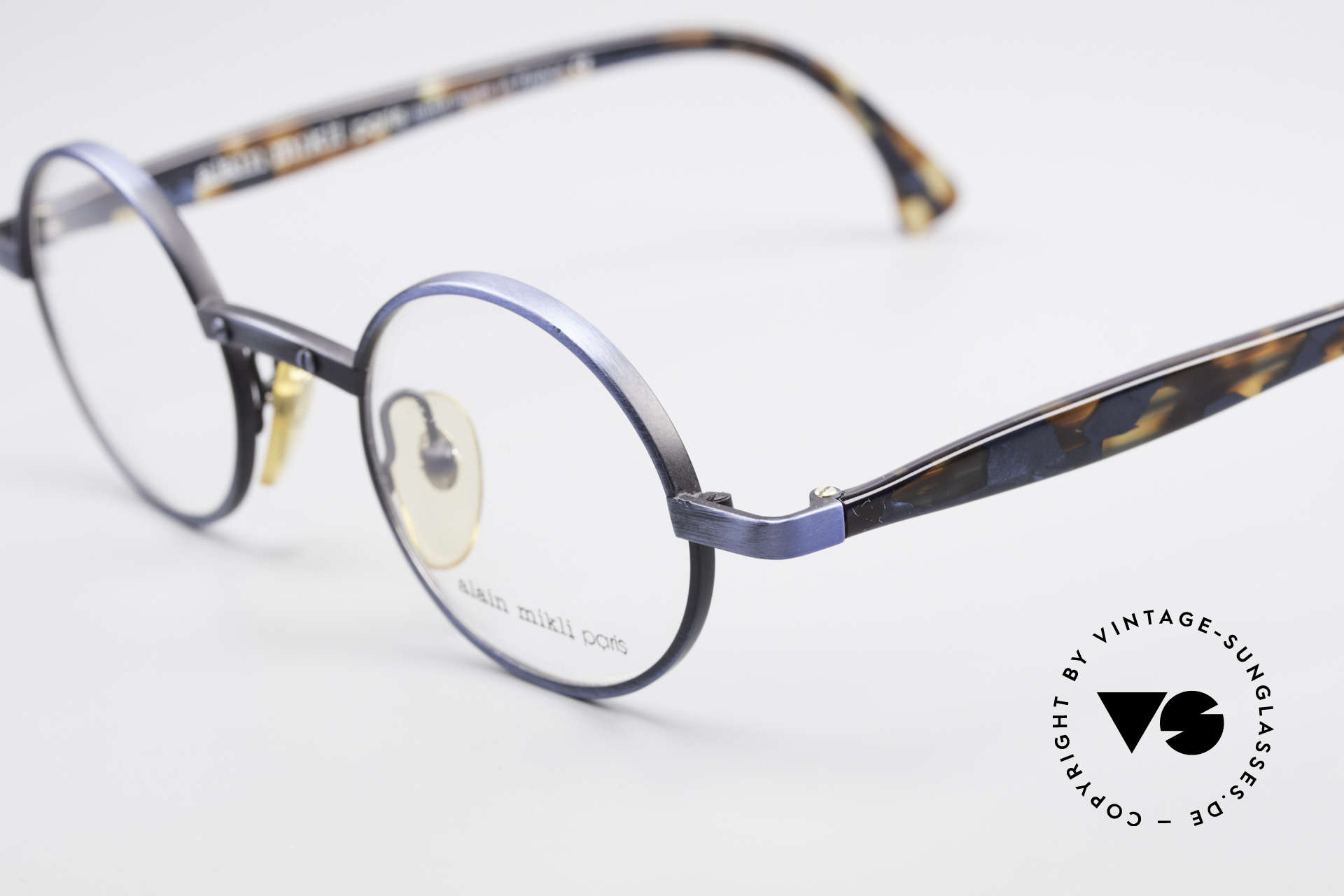 Glasses Alain Mikli 1218 / 3218 Round Designer Glasses 90's