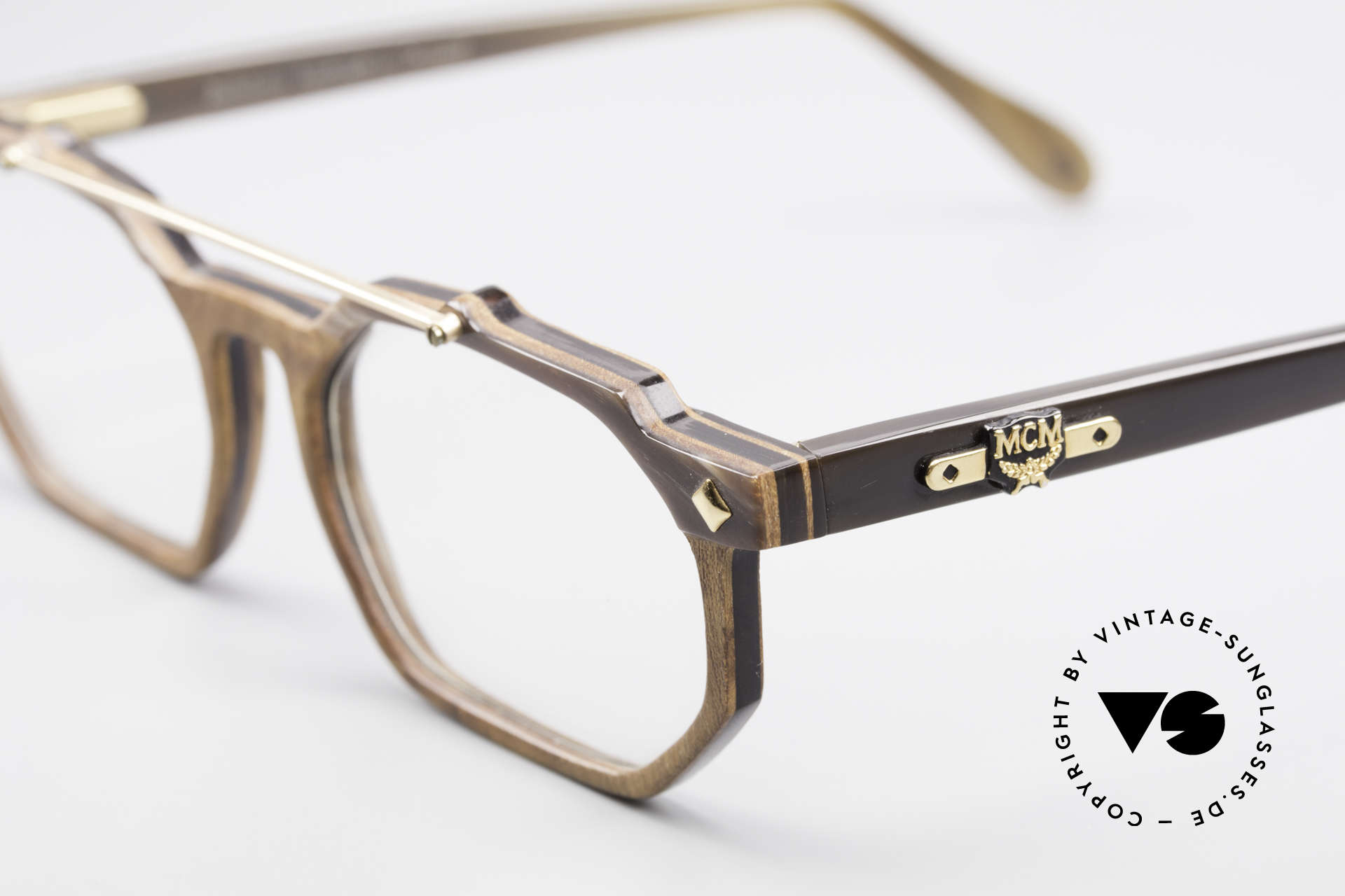 Glasses MCM München 301 Buffalo Horn Frame Vintage