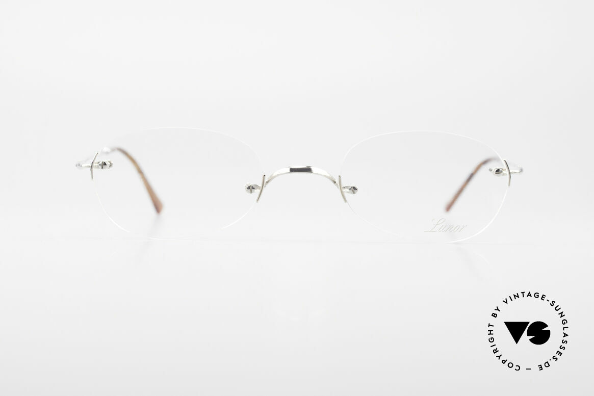 Glasses Lunor Rimless Timeless Vintage Eyeglasses