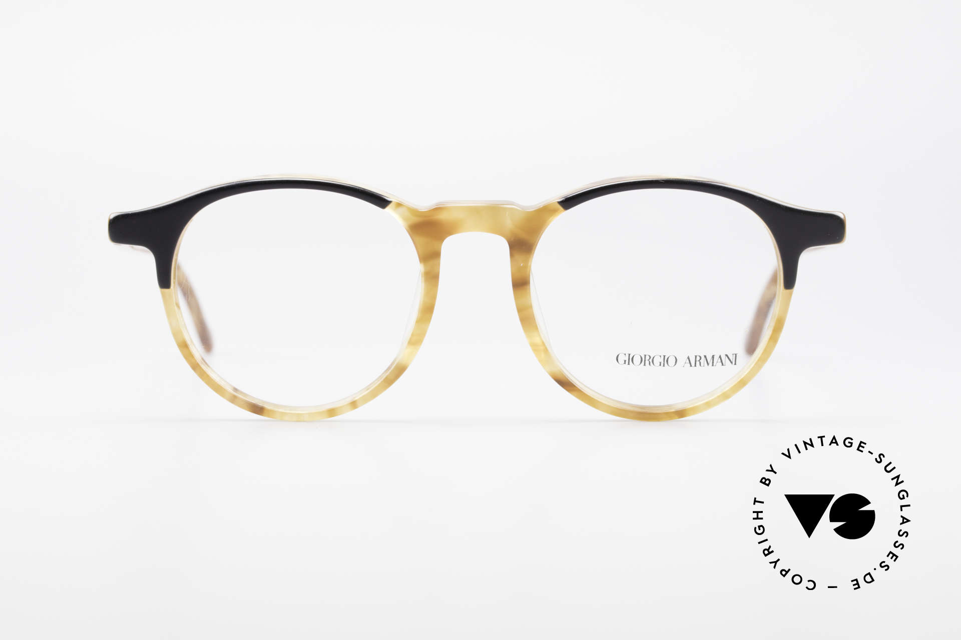 Glasses Giorgio Armani 301 Johnny Depp Style Panto Frame