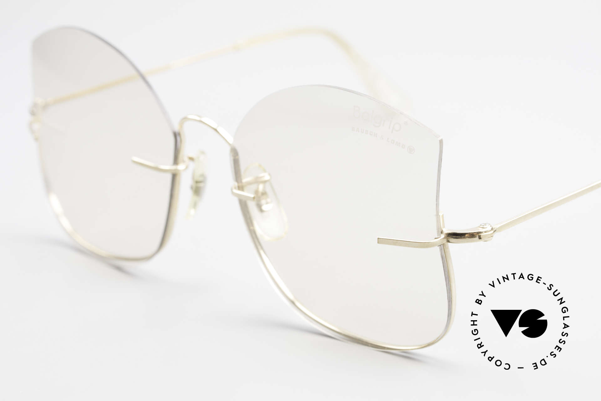 Glasses Ray Ban Balgrip 702 Gold Filled Vintage Frame