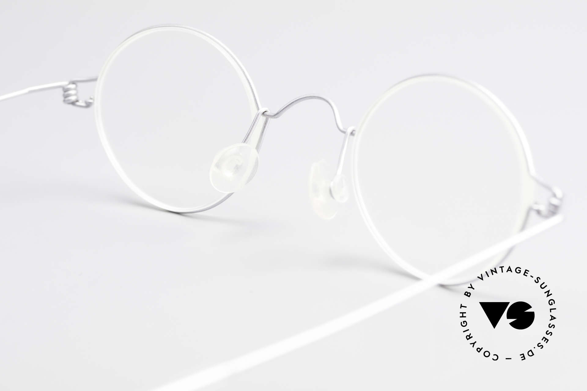 Glasses Lindberg Pio Air Titan Rim Round Titanium Frame Unisex