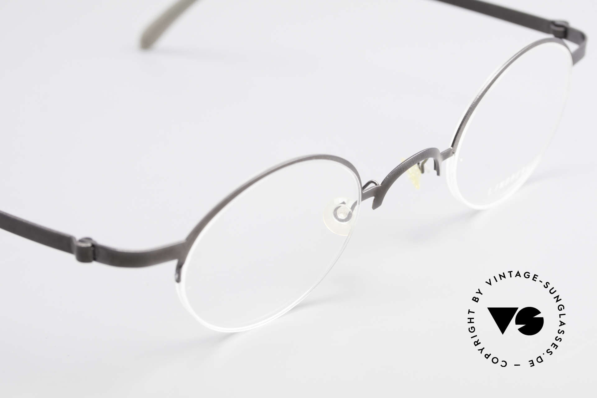 Glasses Lindberg 7005 Strip Titan Round Titanium Frame Unisex