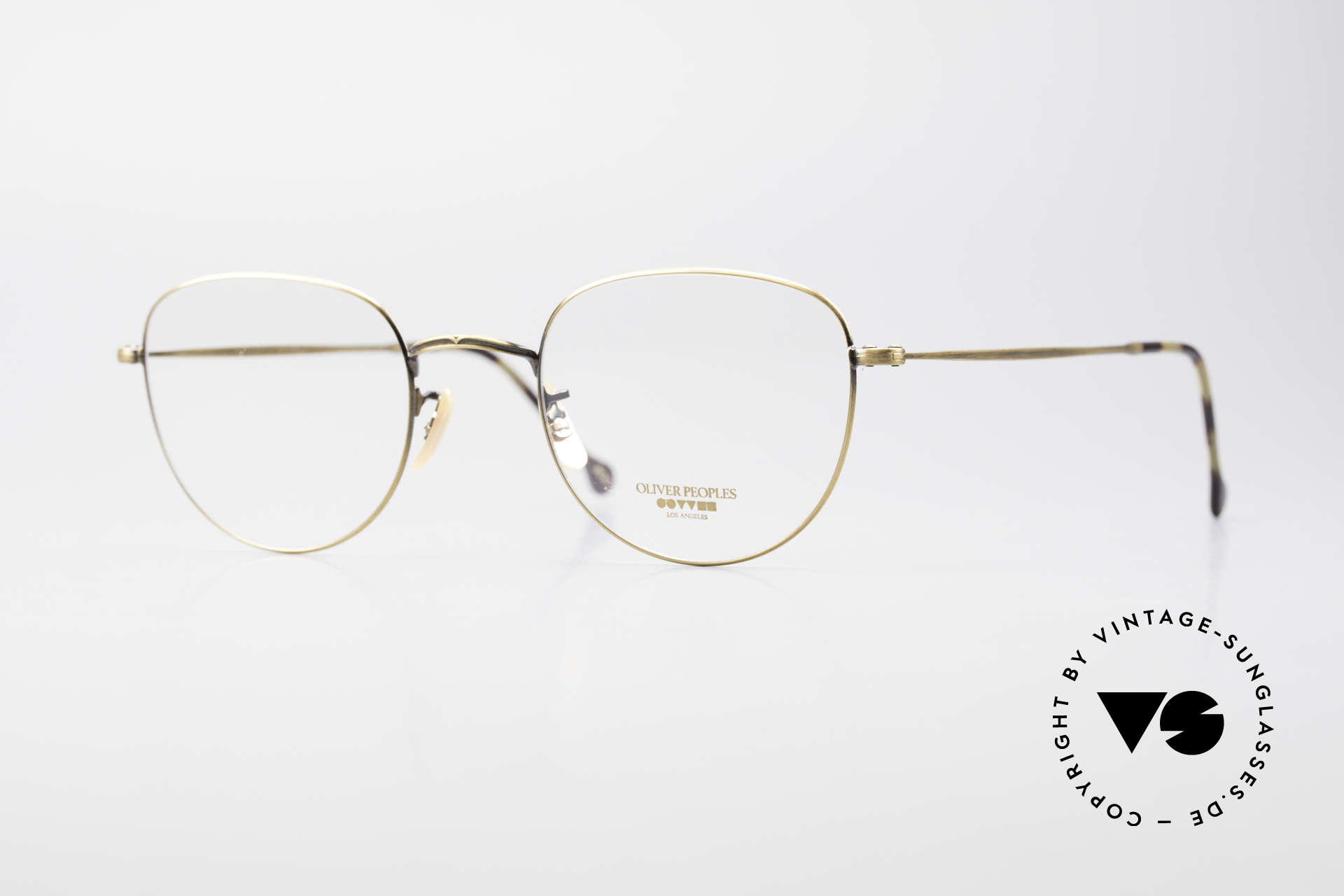 Glasses Oliver Peoples OP77AG Vintage 80's Frame Panto Style