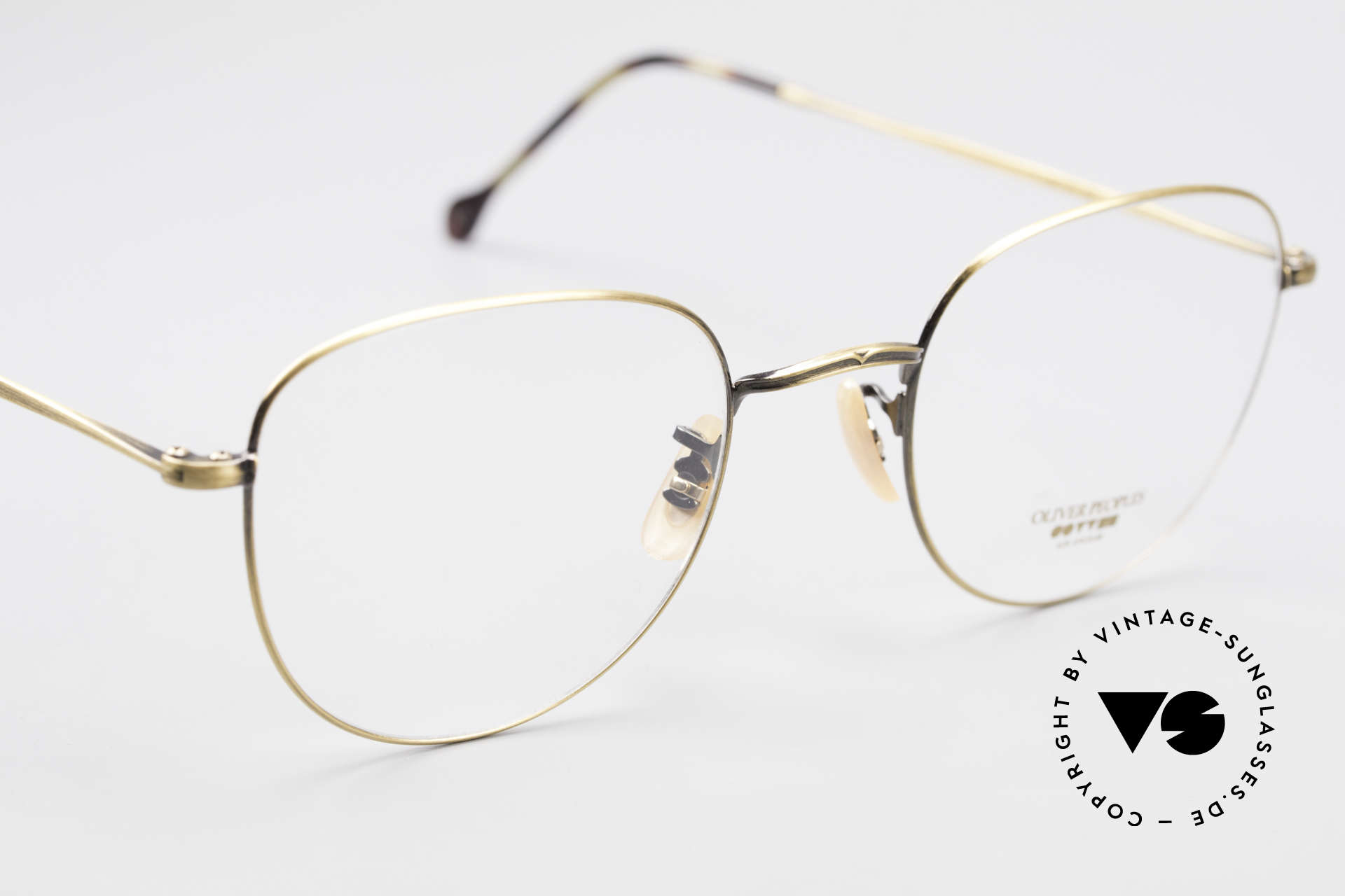 Glasses Oliver Peoples OP77AG Vintage 80's Frame Panto Style