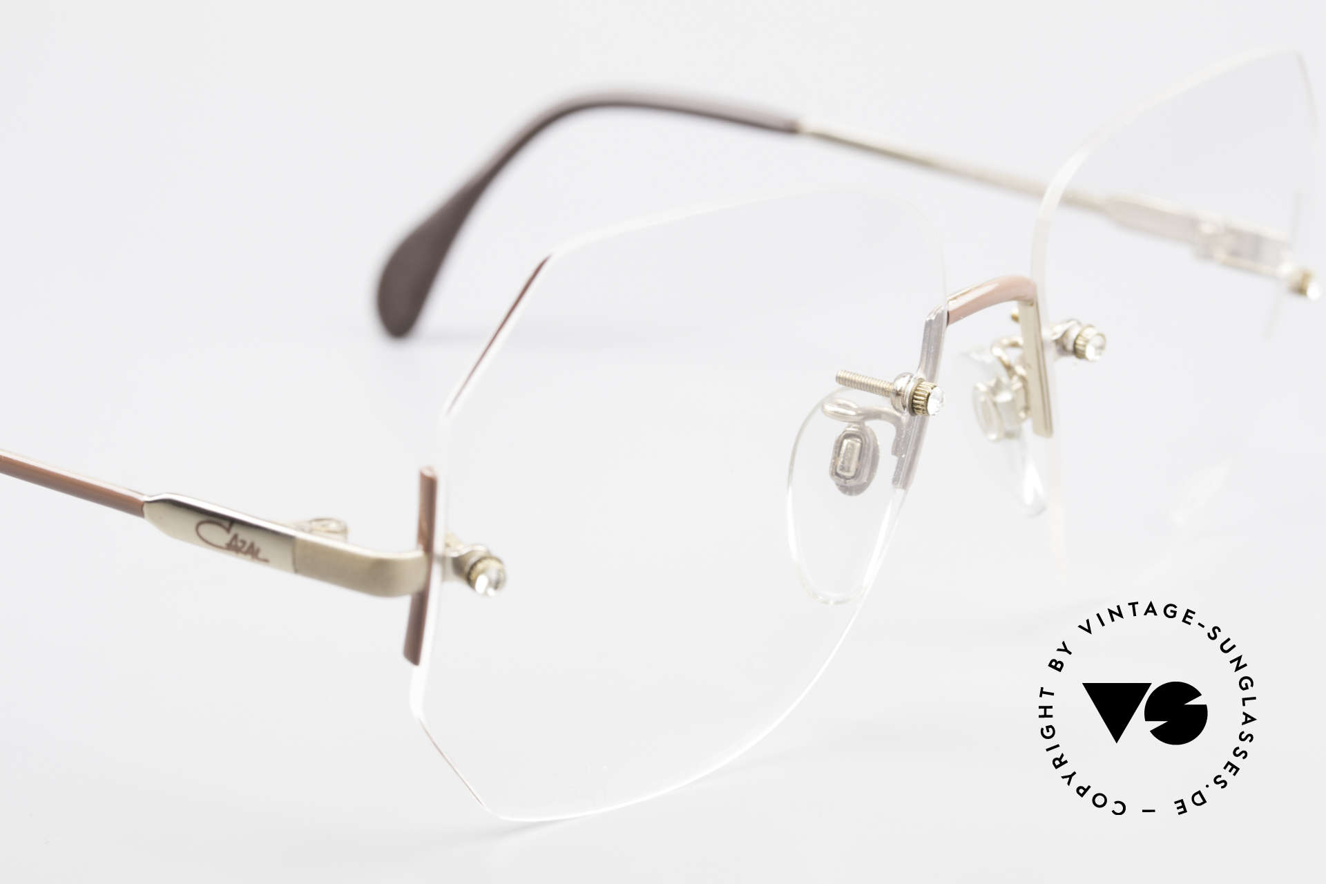 Glasses Cazal 216 Rimless Vintage Frame Ladies