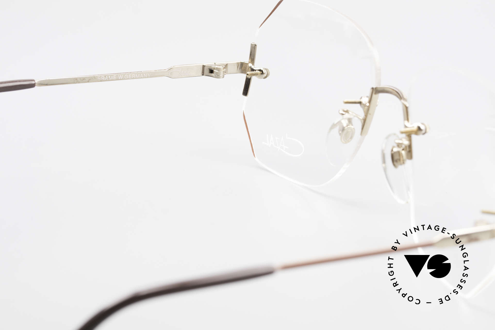 Glasses Cazal 216 Rimless Vintage Frame Ladies