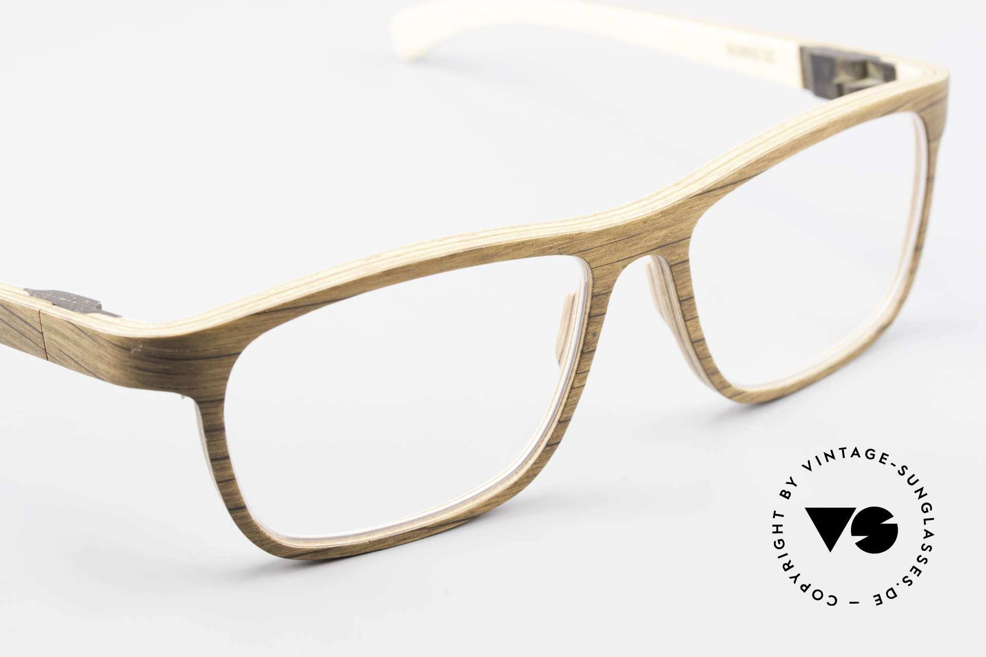 Glasses Rolf Spectacles Nomad 05 Pure Wood Eyeglasses For Men