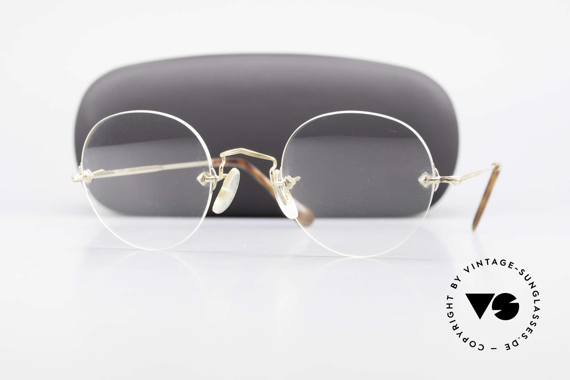 Glasses Savile Row Rimless 4720 Rimless 14k Gold Filled Frame Vintage Sunglasses