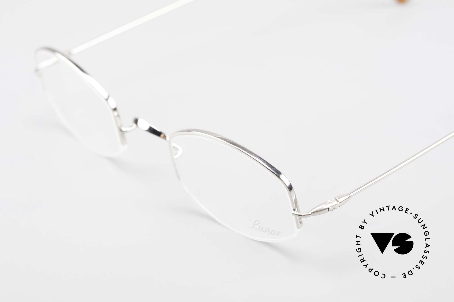 Glasses Lunor Classic Semi Rimless Vintage Frame