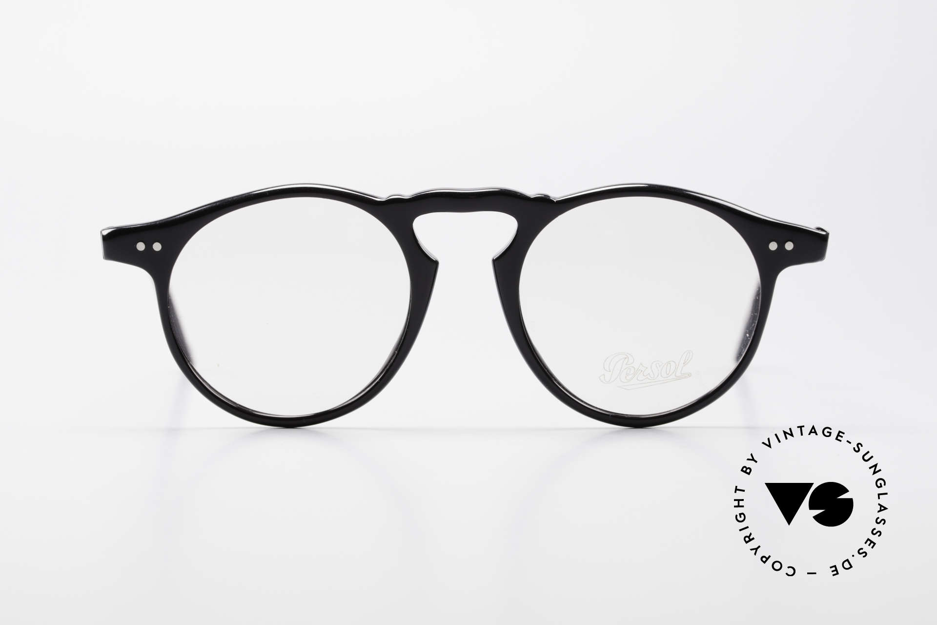 Glasses Persol 750 Ratti 80's Vintage Panto Eyeglasses