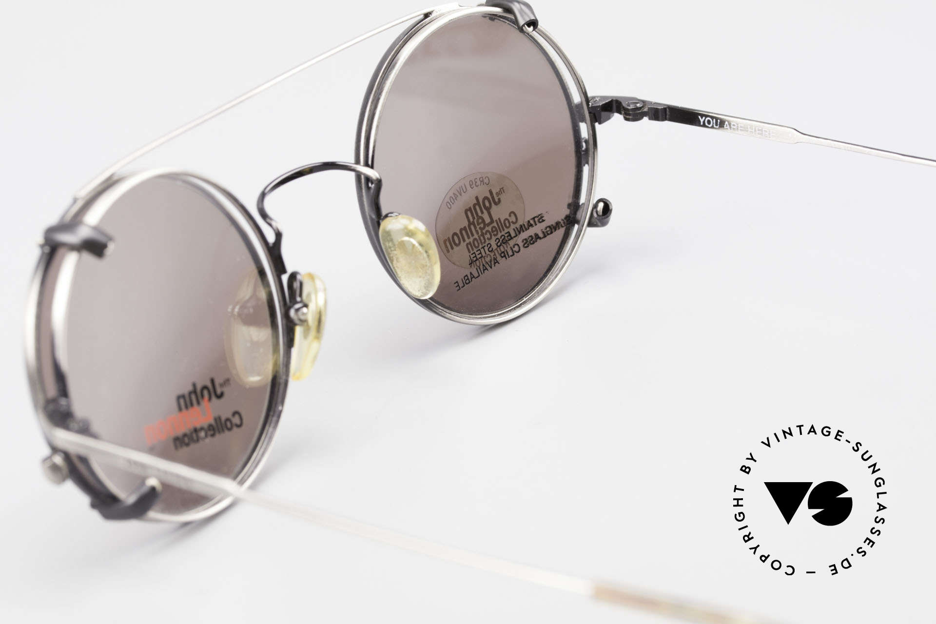 Sunglasses John Lennon You Are Here Round Glasses With Clip On
