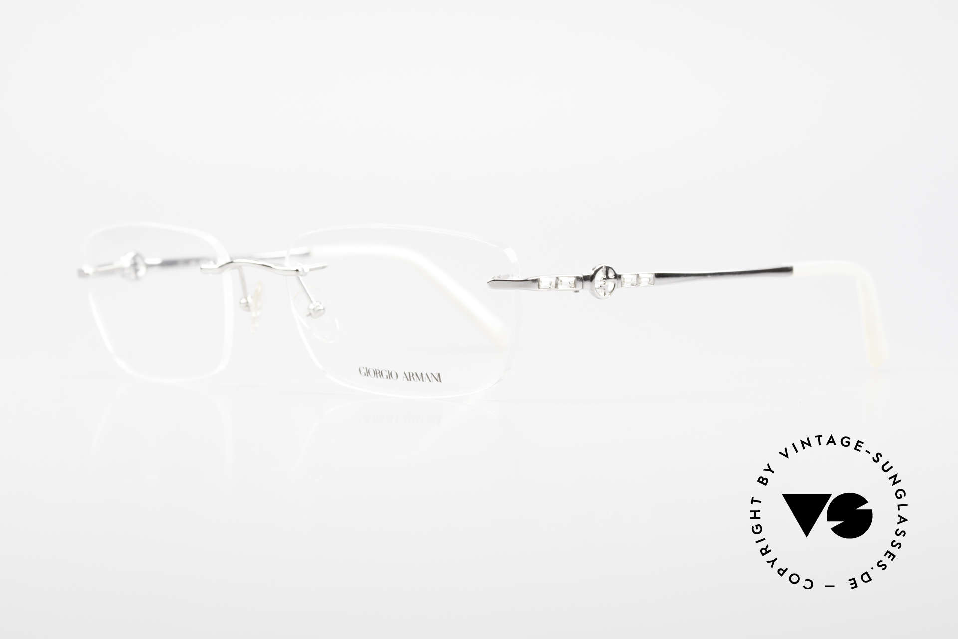 Glasses Giorgio Armani 310 Rimless Vintage Eyeglasses