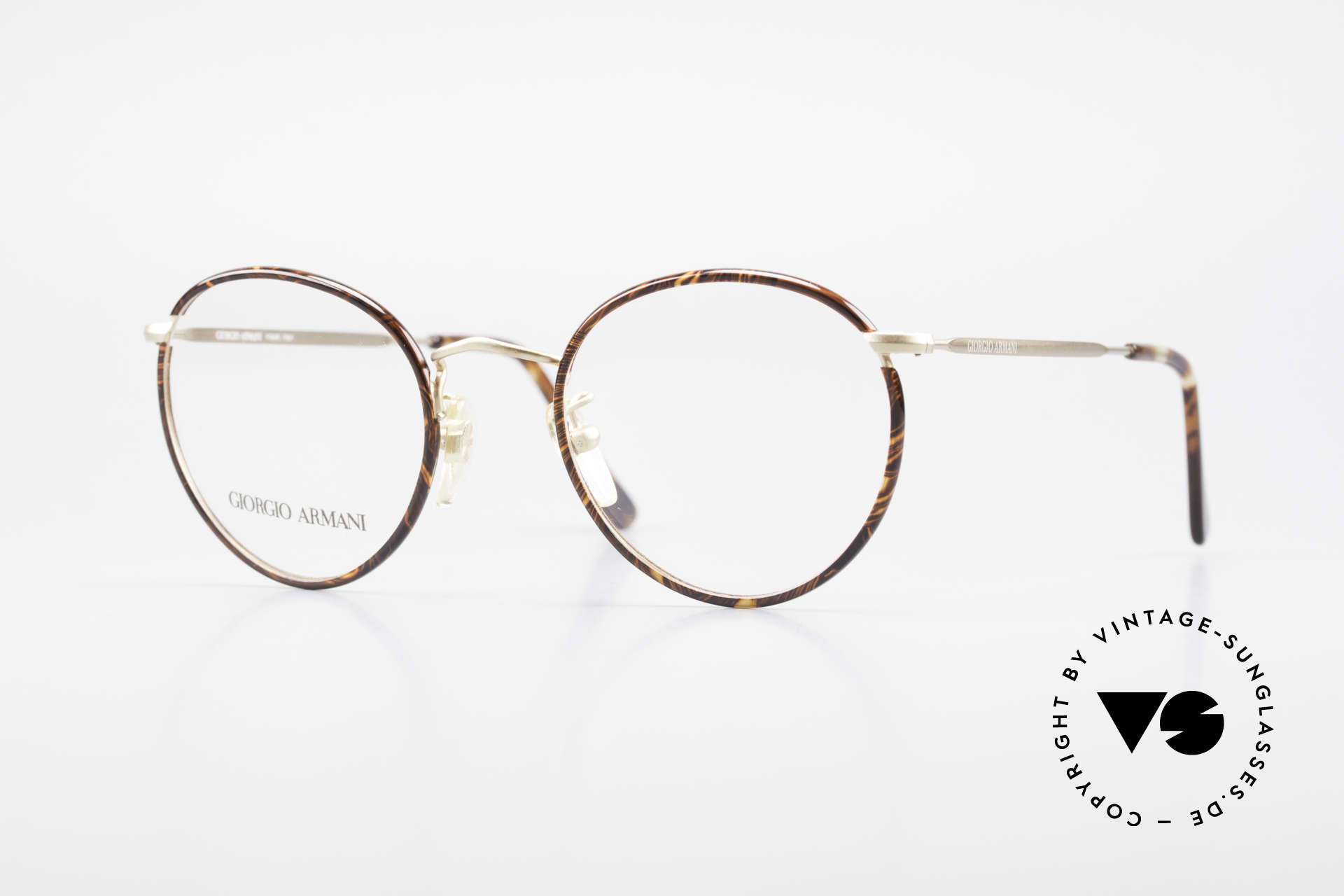 Glasses Giorgio Armani 112 90's Panto Eyeglasses Men