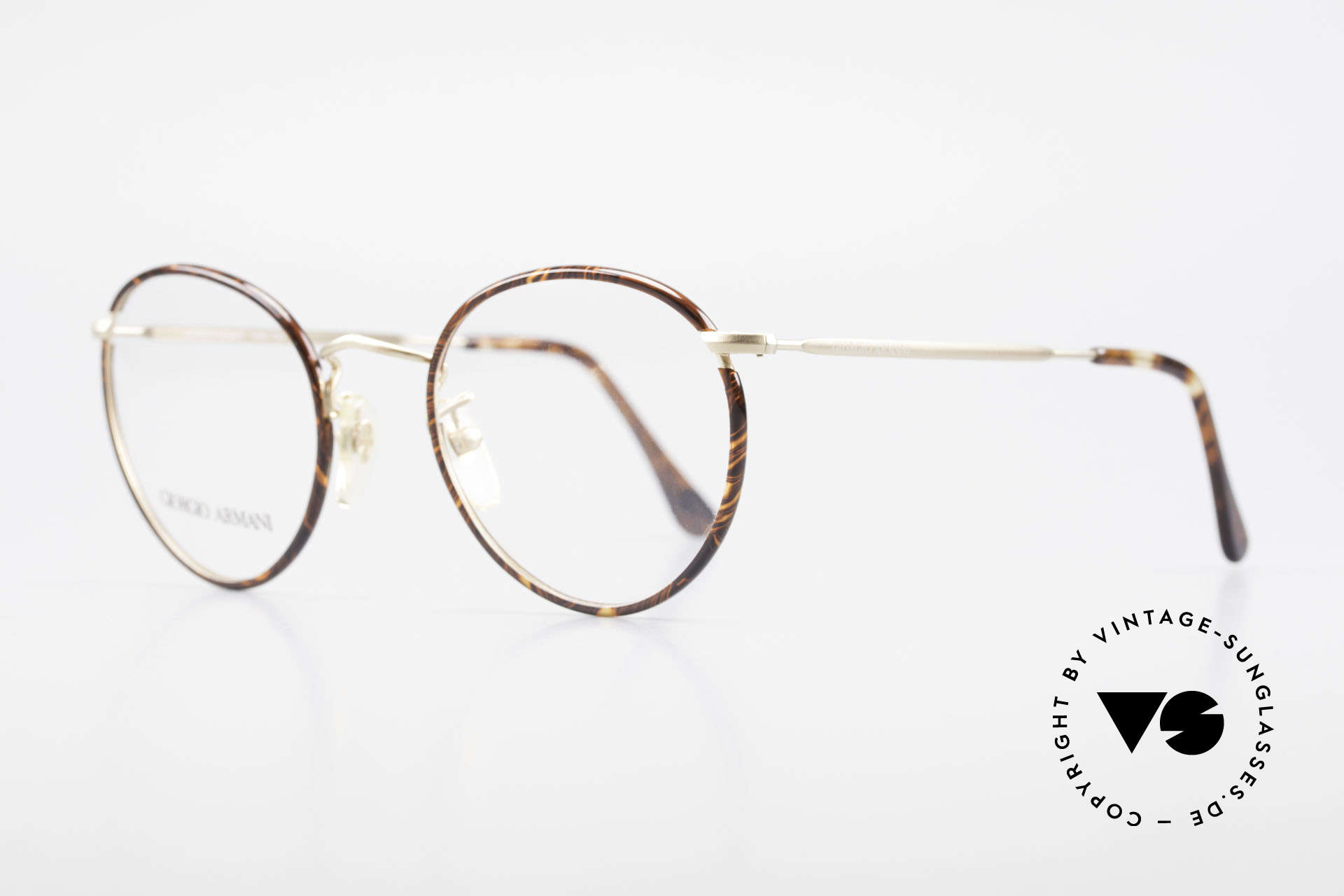 Glasses Giorgio Armani 112 90's Panto Eyeglasses Men