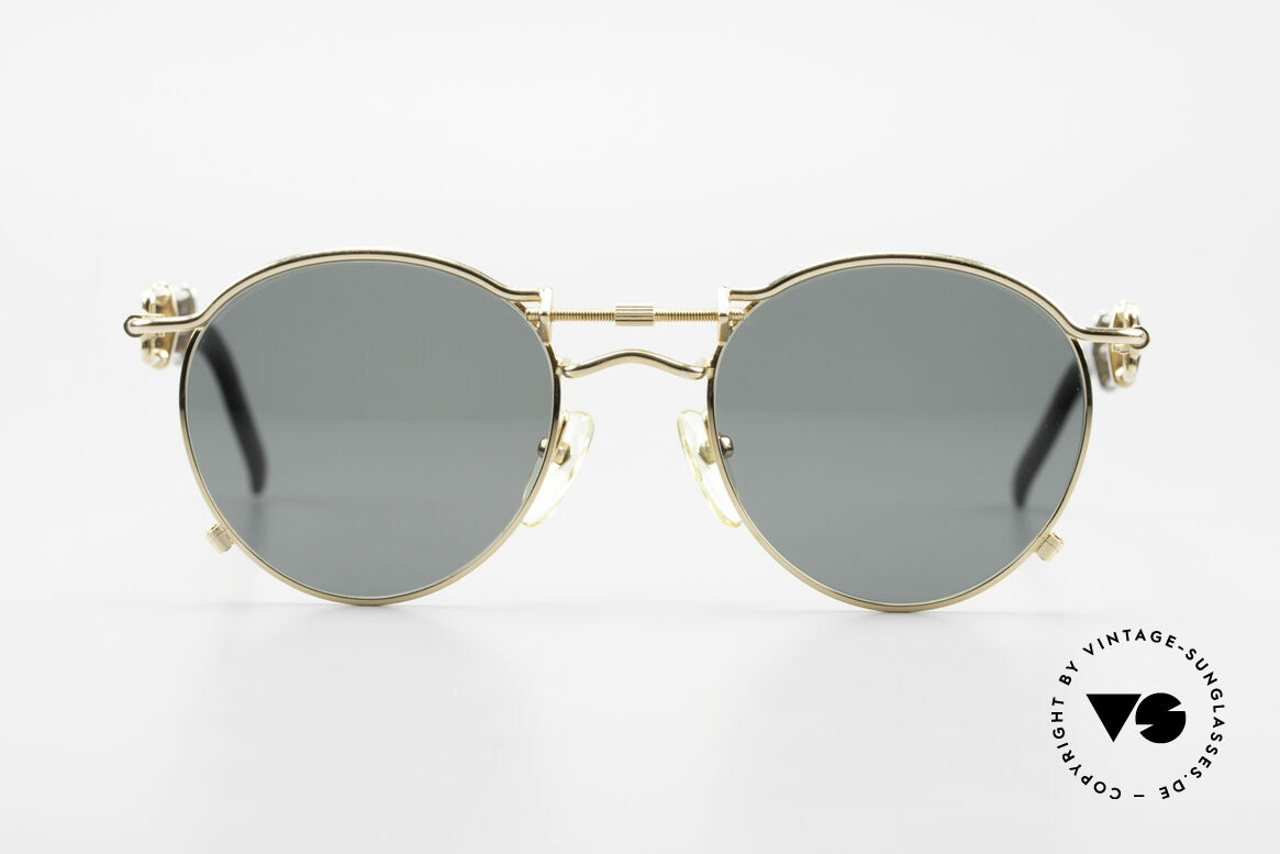Sunglasses Jean Paul Gaultier 56-0174 90's Steampunk Shades Tupac
