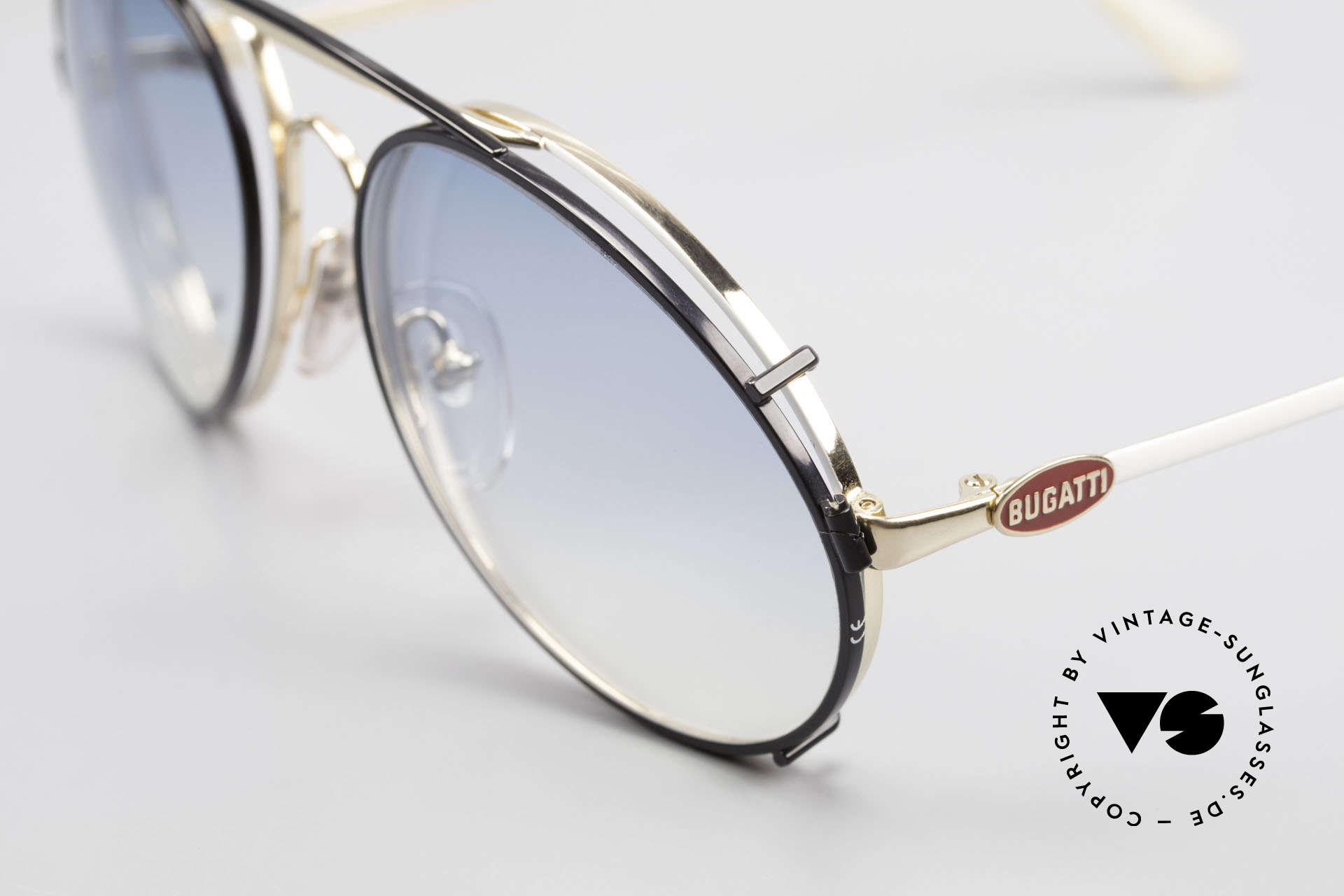 Sunglasses Bugatti 65987 Vintage Frame With Clip On