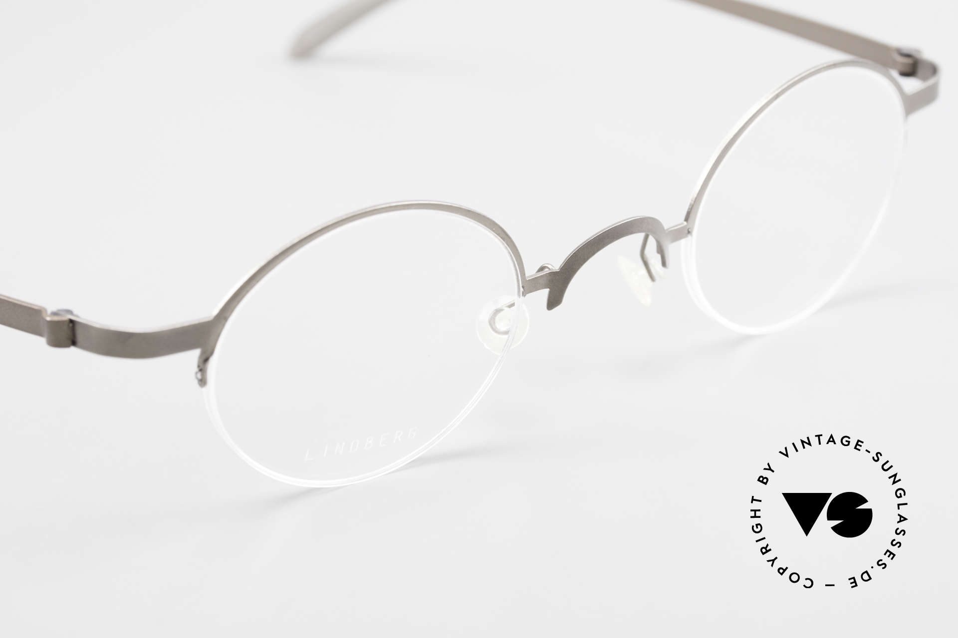 Glasses Lindberg 7005 Strip Titan Round Titanium Frame Unisex