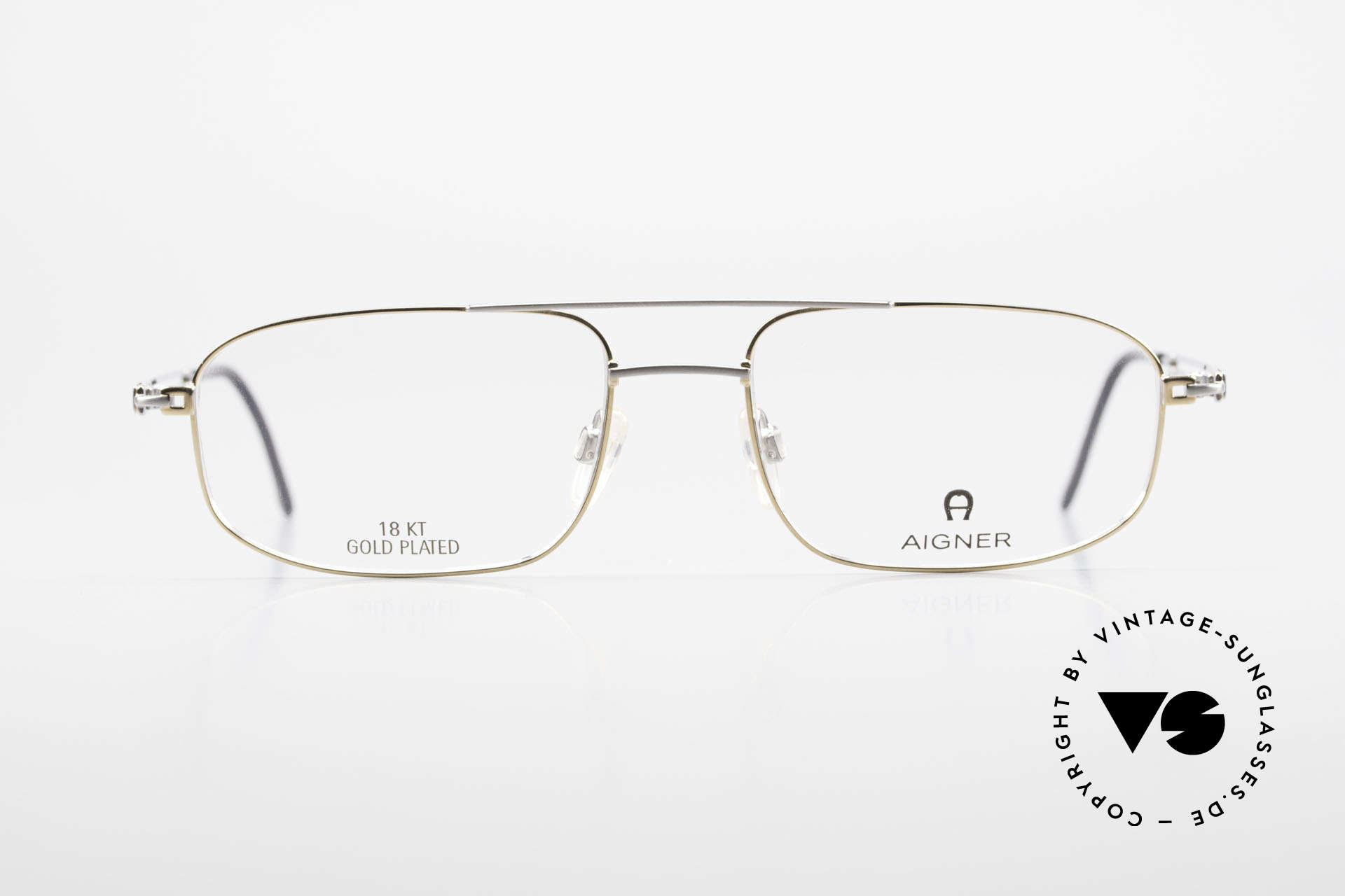 Glasses Aigner EA9111 90's Men's Frame Gold Plated