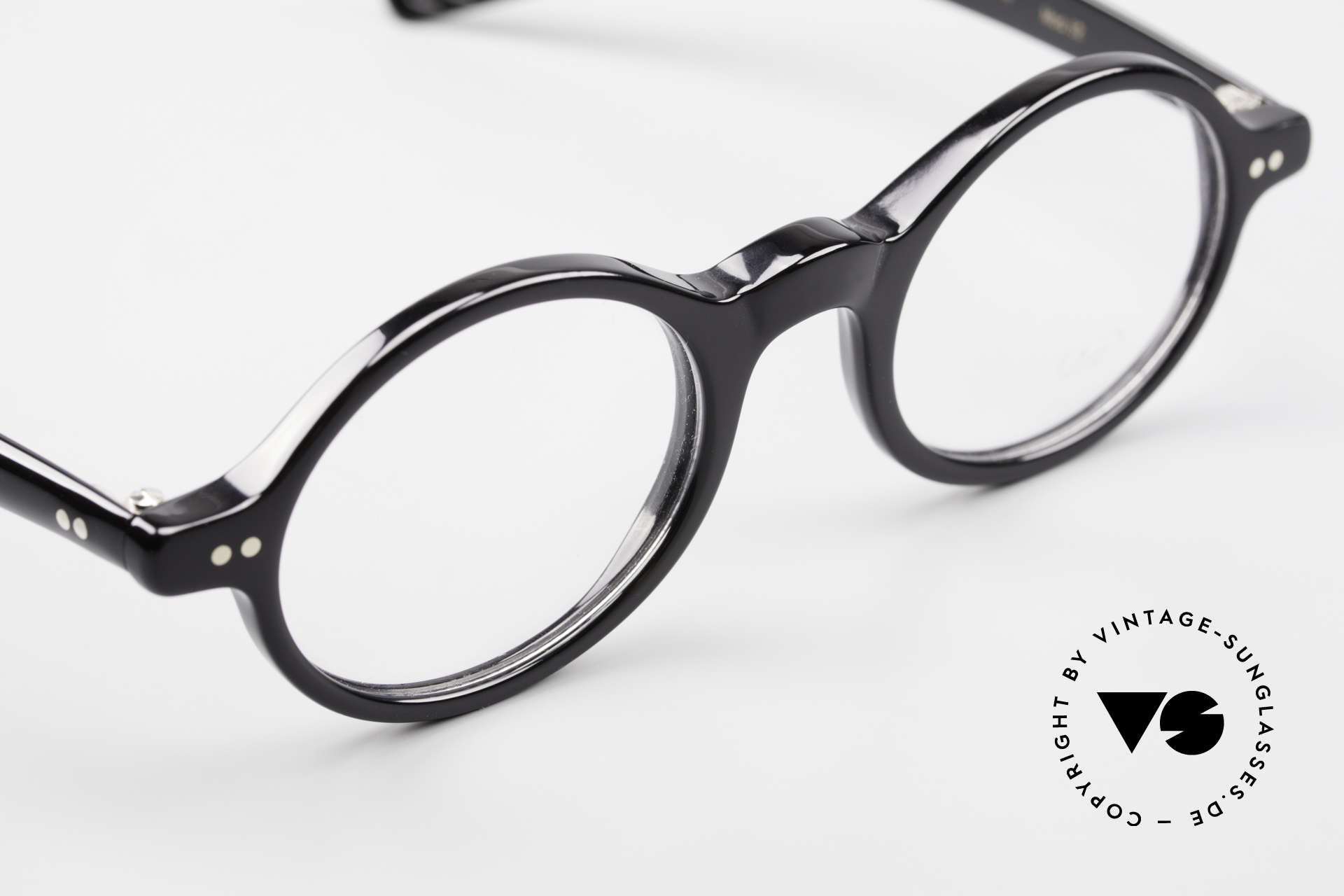 Glasses Lunor A52 Oval Eyeglasses Black Acetate