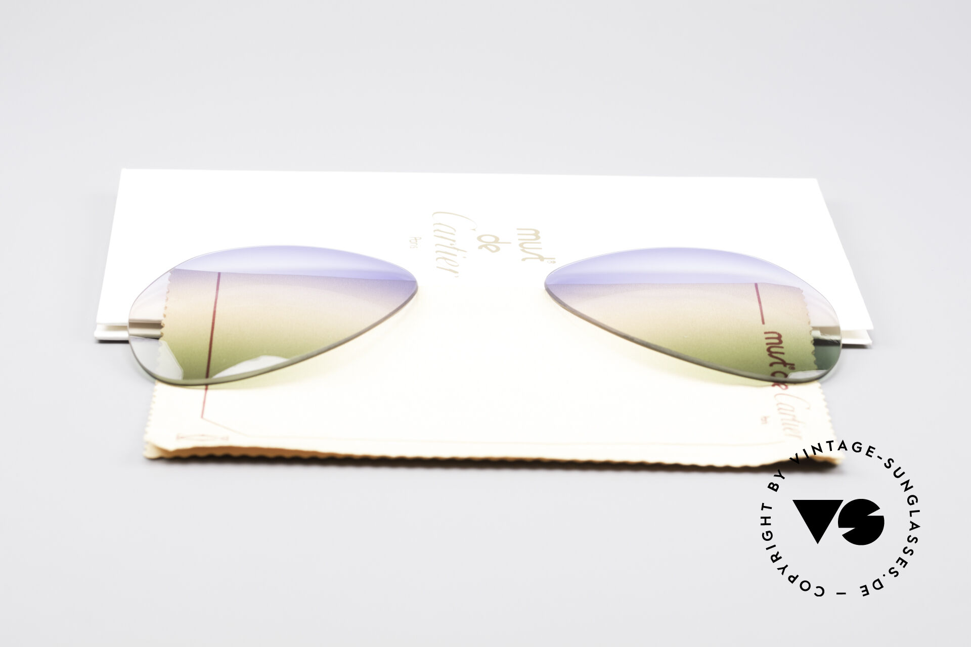 Sunglasses Cartier Vendome Lenses - L Tricolored Horizon Lenses