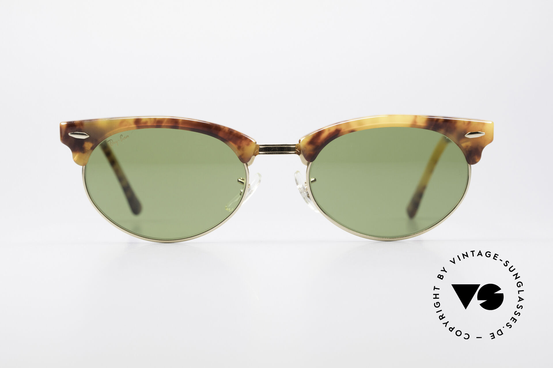 Sunglasses Ray Ban Clubmaster Oval 80's Bausch & Lomb Shades