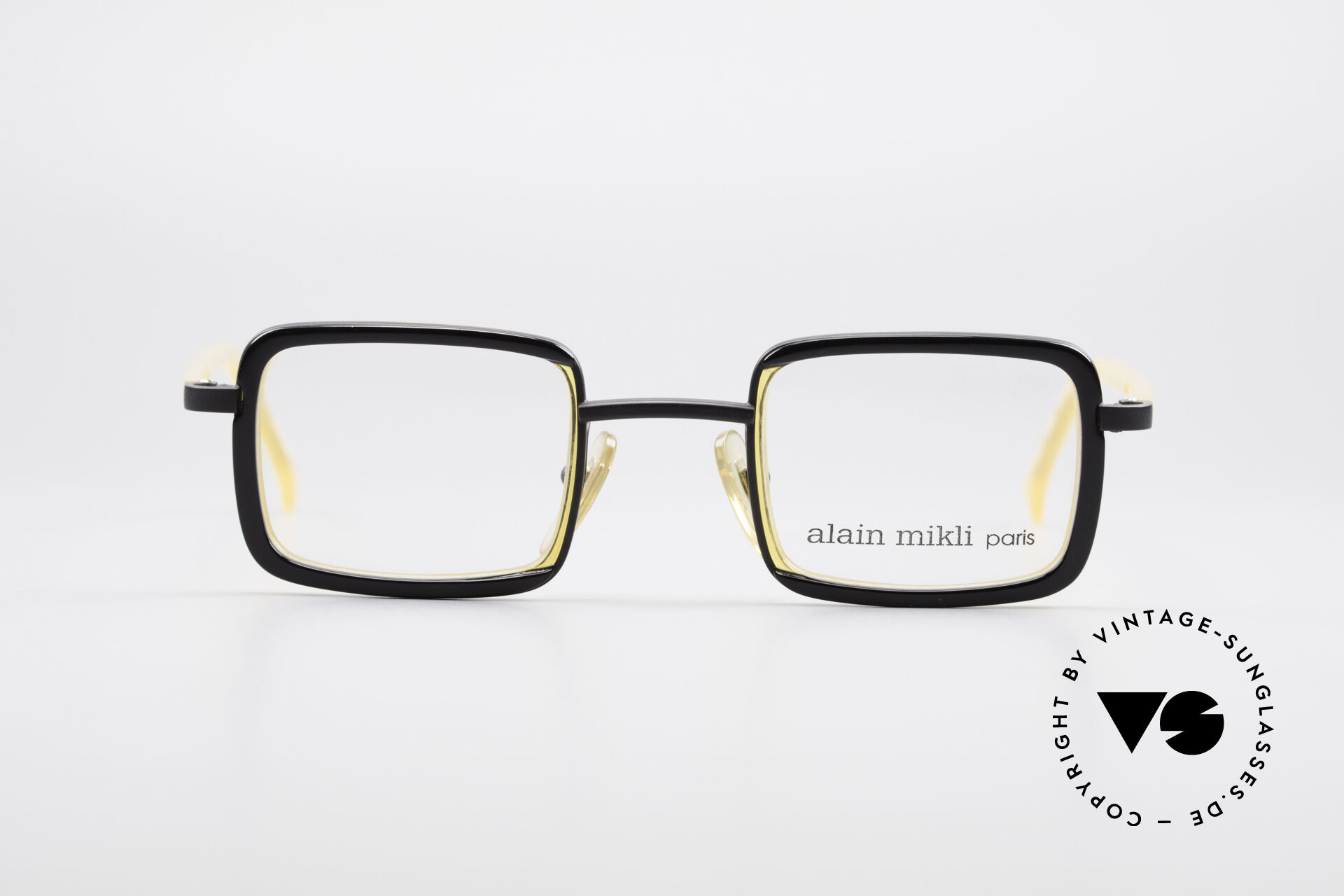 Glasses Alain Mikli 1153 / 1168 Square Designer Frame 90's
