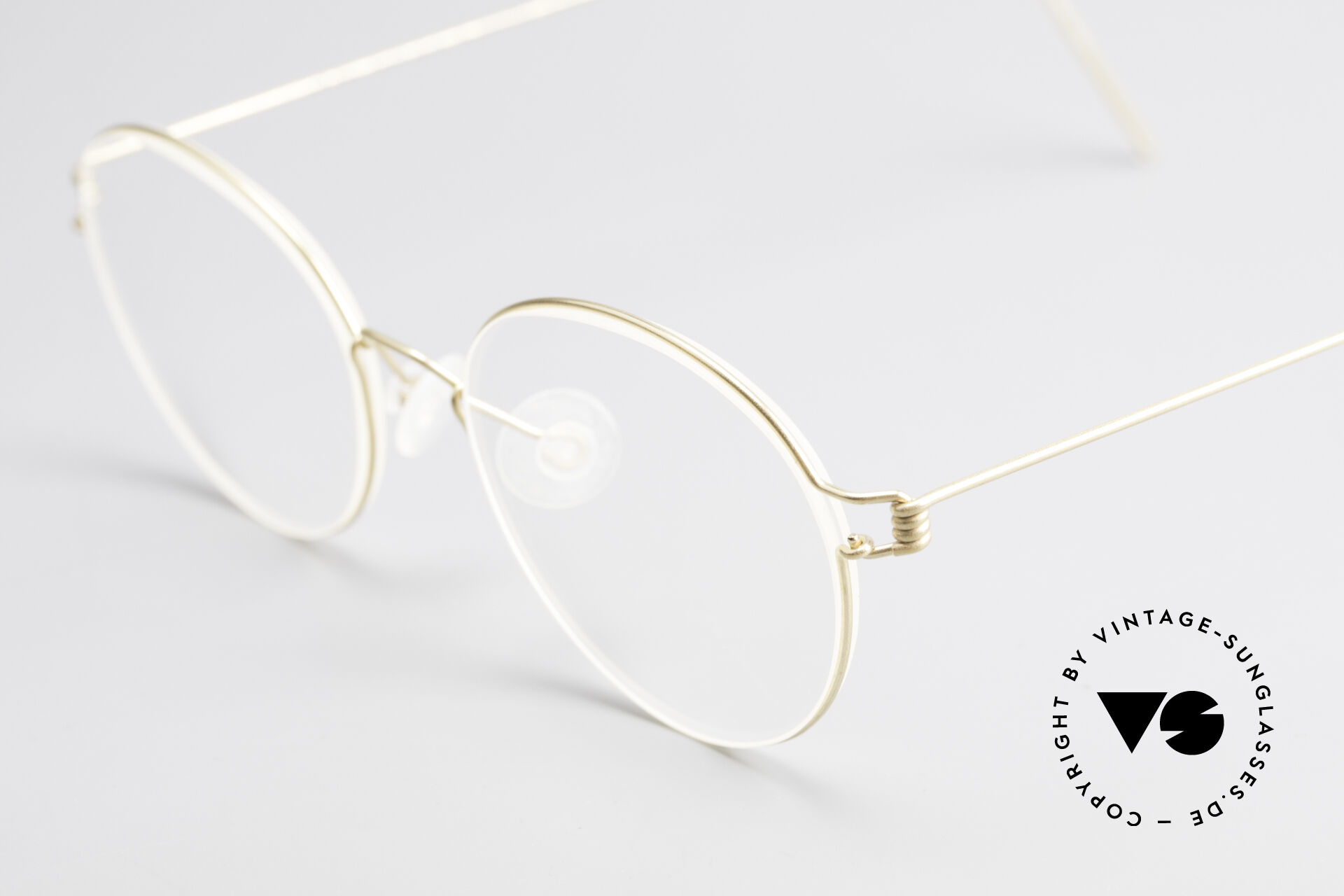 Glasses Lindberg Panto Air Titan Rim Classic Unisex Eyeglasses