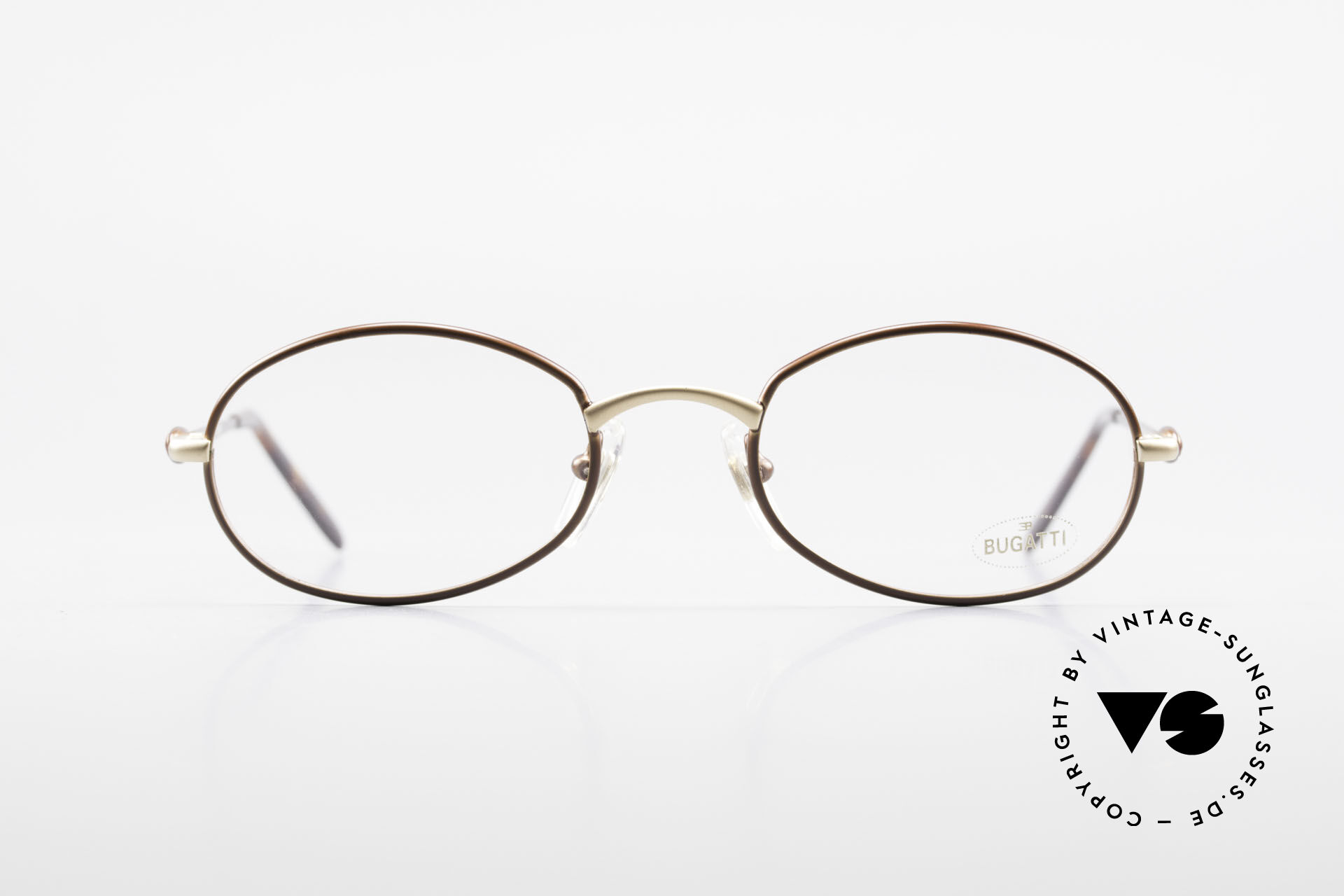 Glasses Bugatti 22369 Rare Oval 90's Vintage Frame