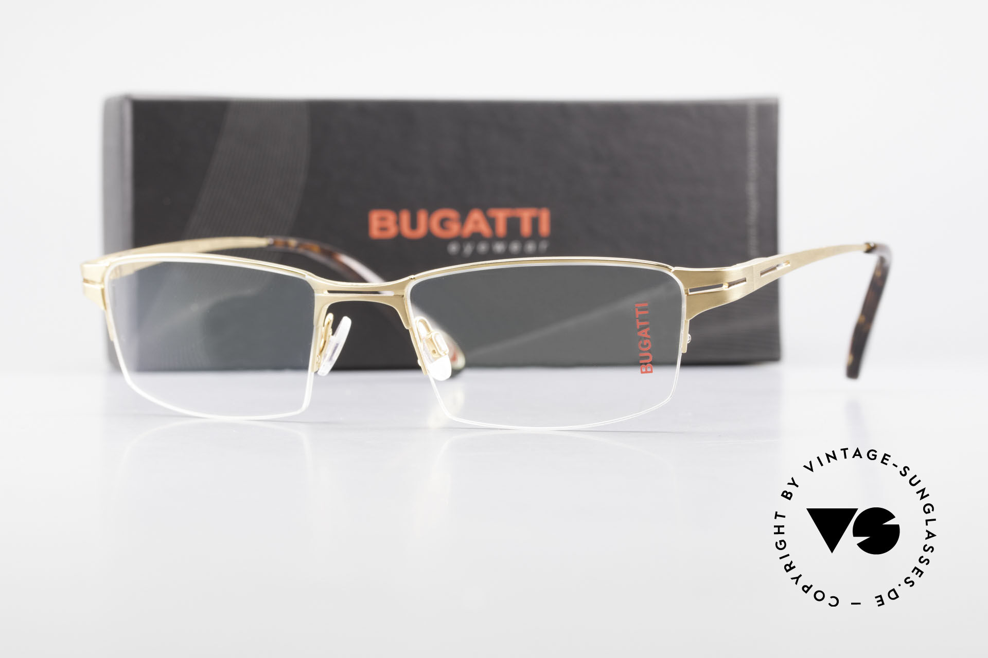 Glasses Bugatti 456 Nylor Titan Frame Gold-Plated