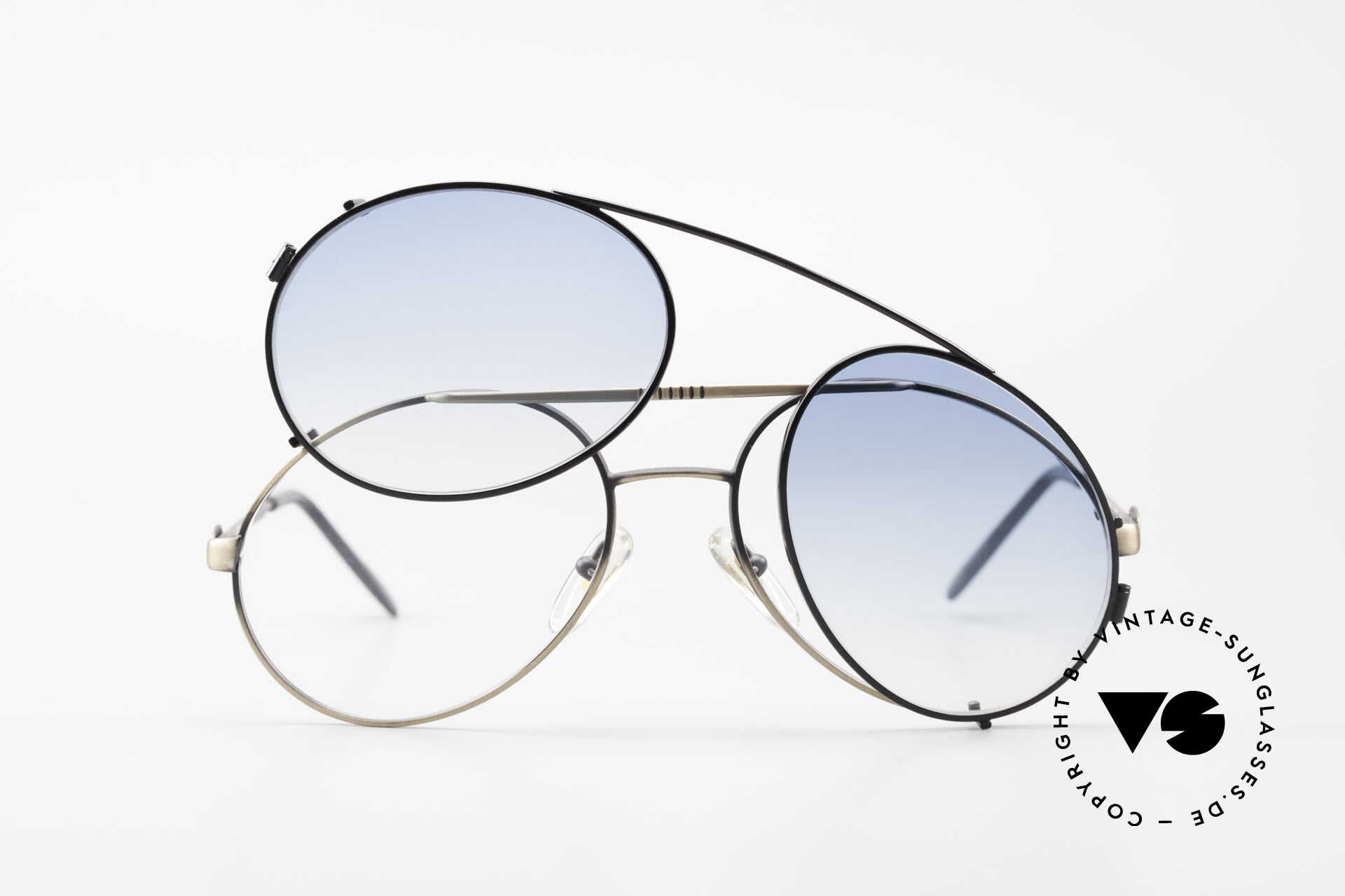 Sunglasses Bugatti 65282 Vintage Frame With Sun Clip