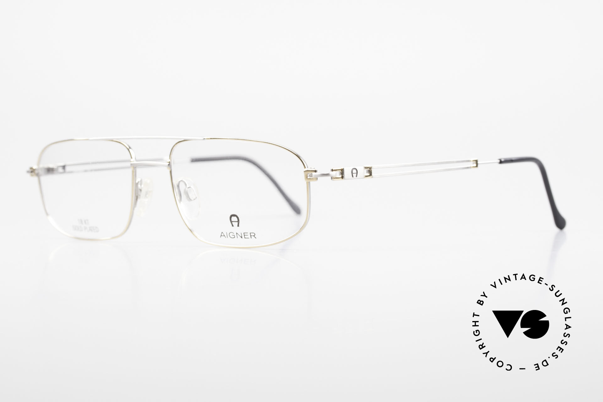 Glasses Aigner EA9111 90's Men's Frame Gold Plated