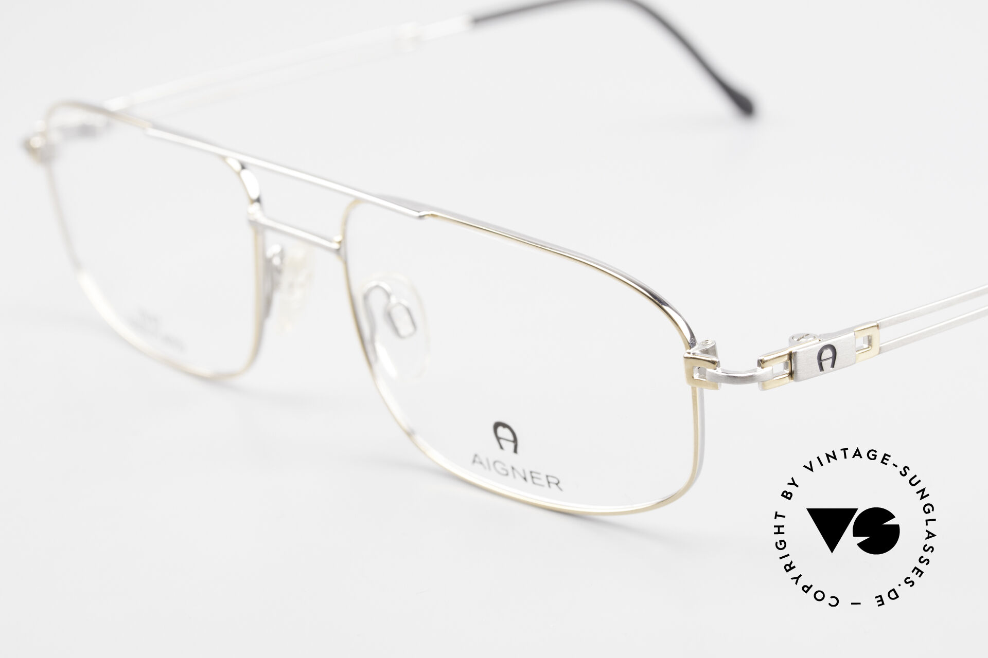 Glasses Aigner EA9111 90's Men's Frame Gold Plated
