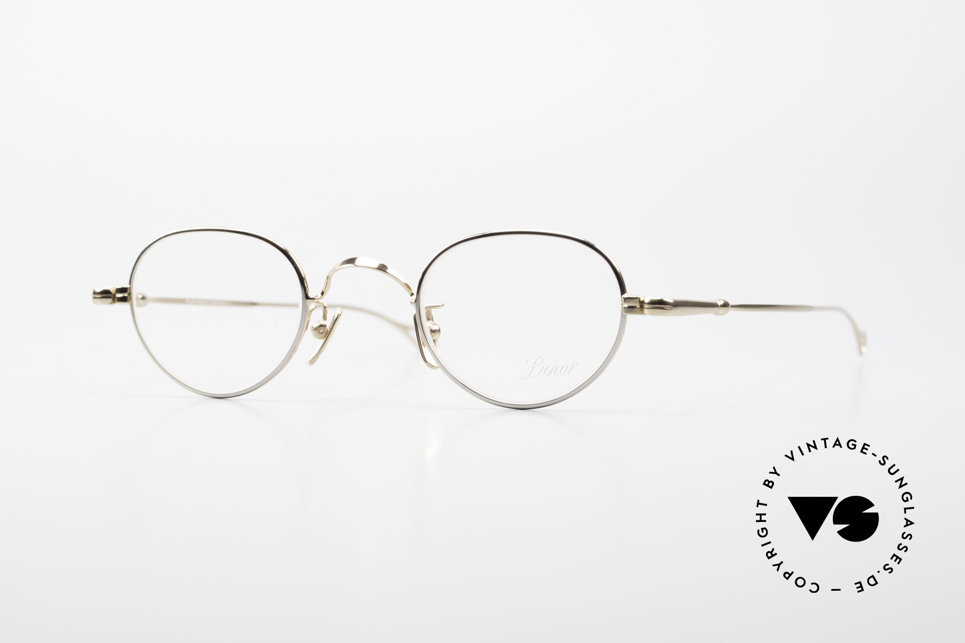 Glasses Lunor V 103 Platinum Frame Front