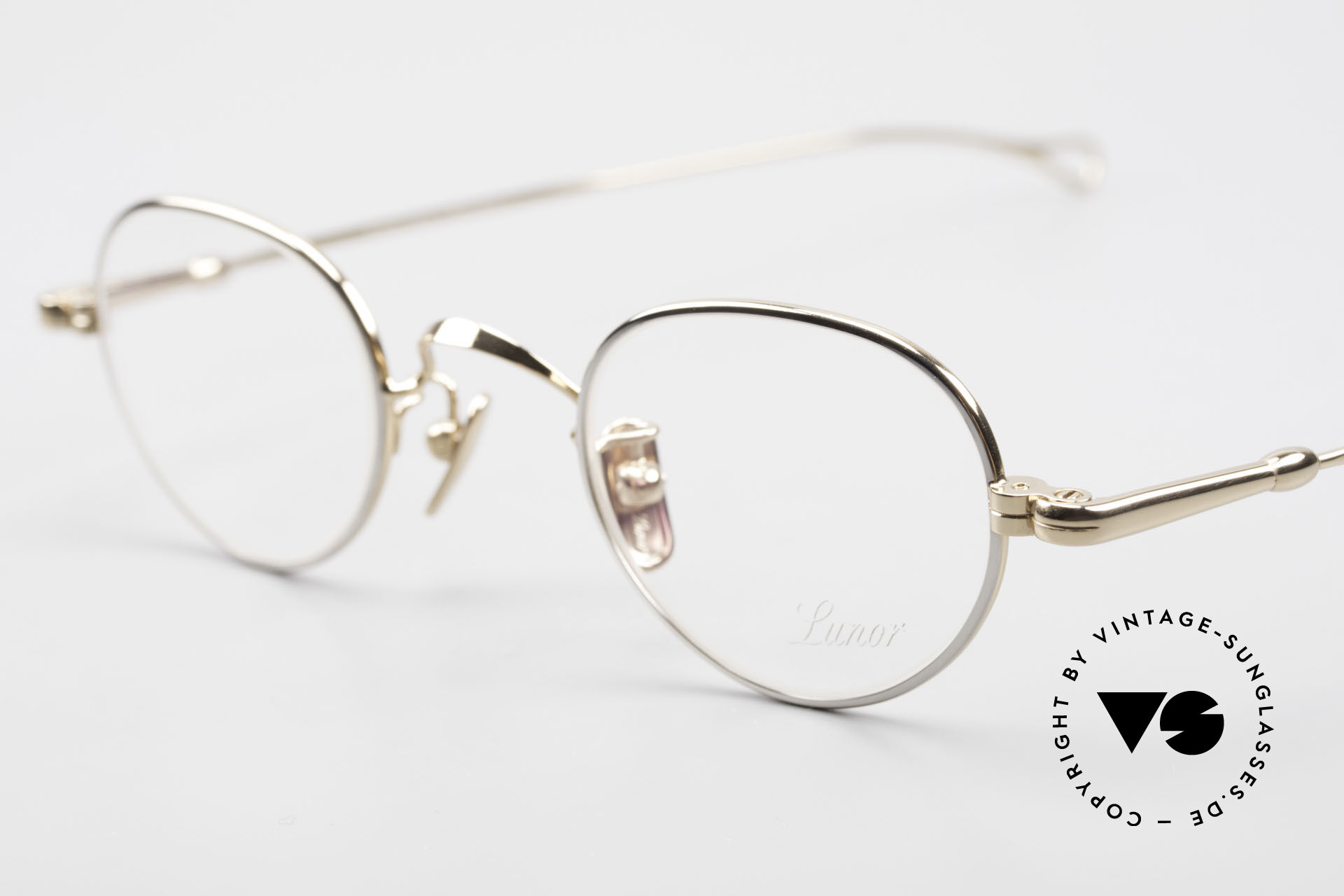 Glasses Lunor V 103 Platinum Frame Front
