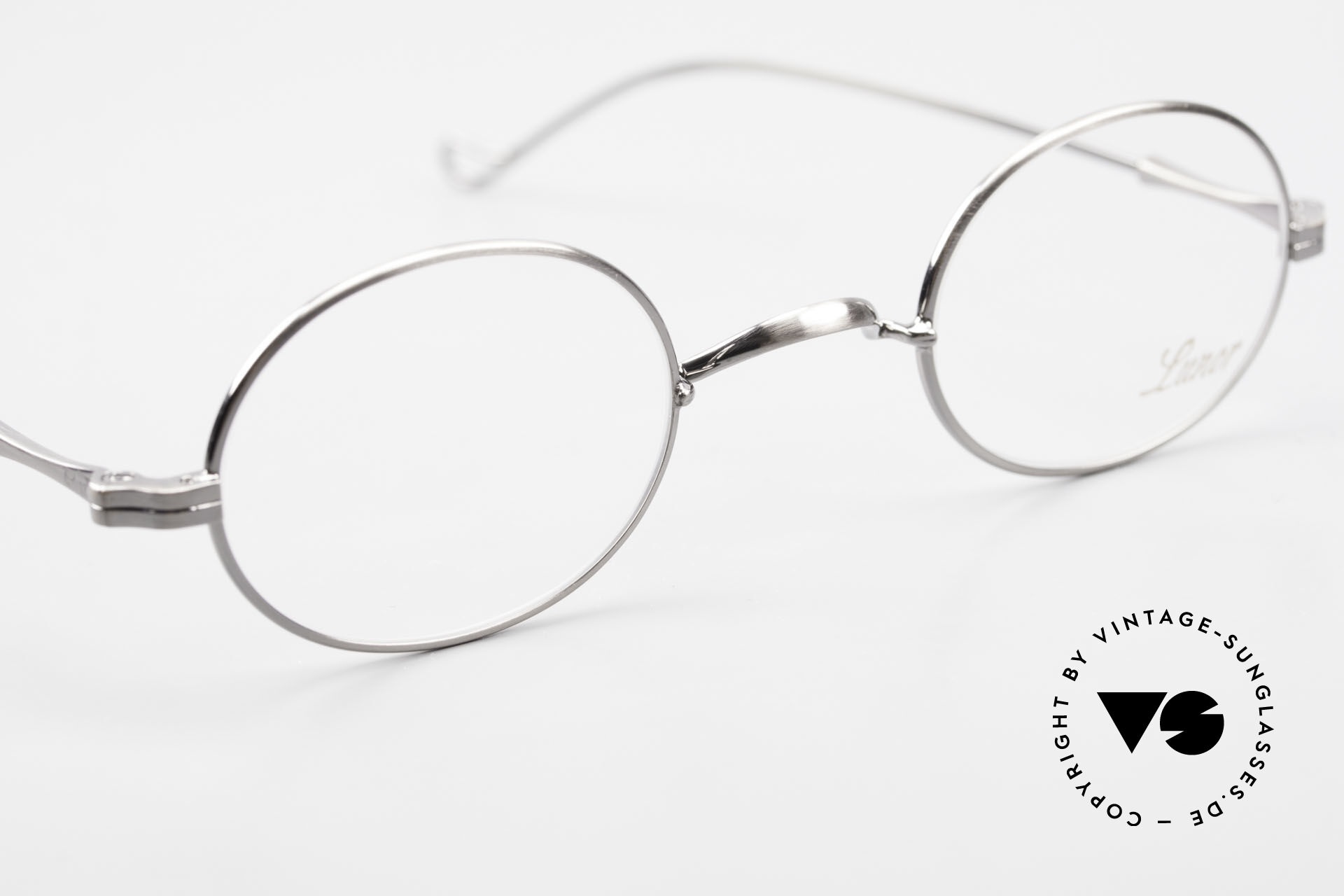 Glasses Lunor II 10 Oval Frame Antique Silver