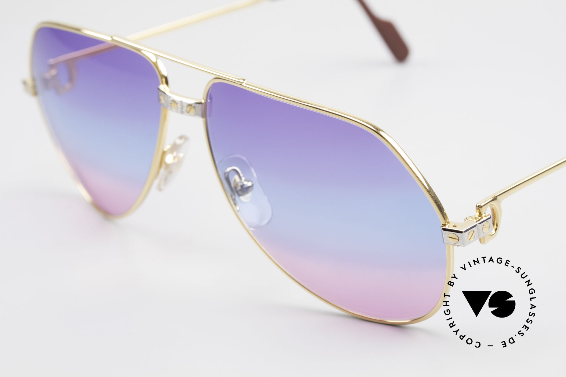 Sunglasses Cartier Vendome Santos - L Unique Triple Gradient Galaxy