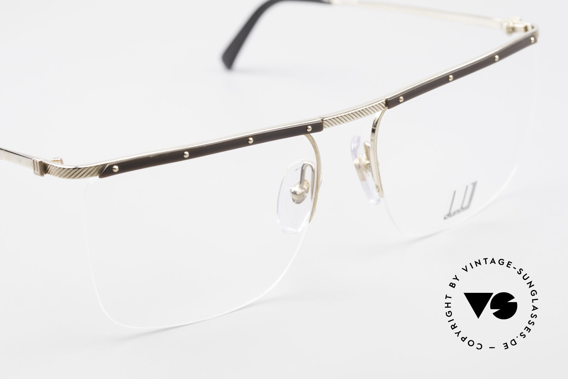 Glasses Dunhill 6056 80's Genuine Horn Trims